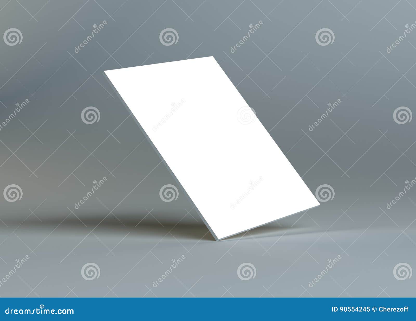 A Realistic White Empty Box for Your Content Stock Image - Image of ...