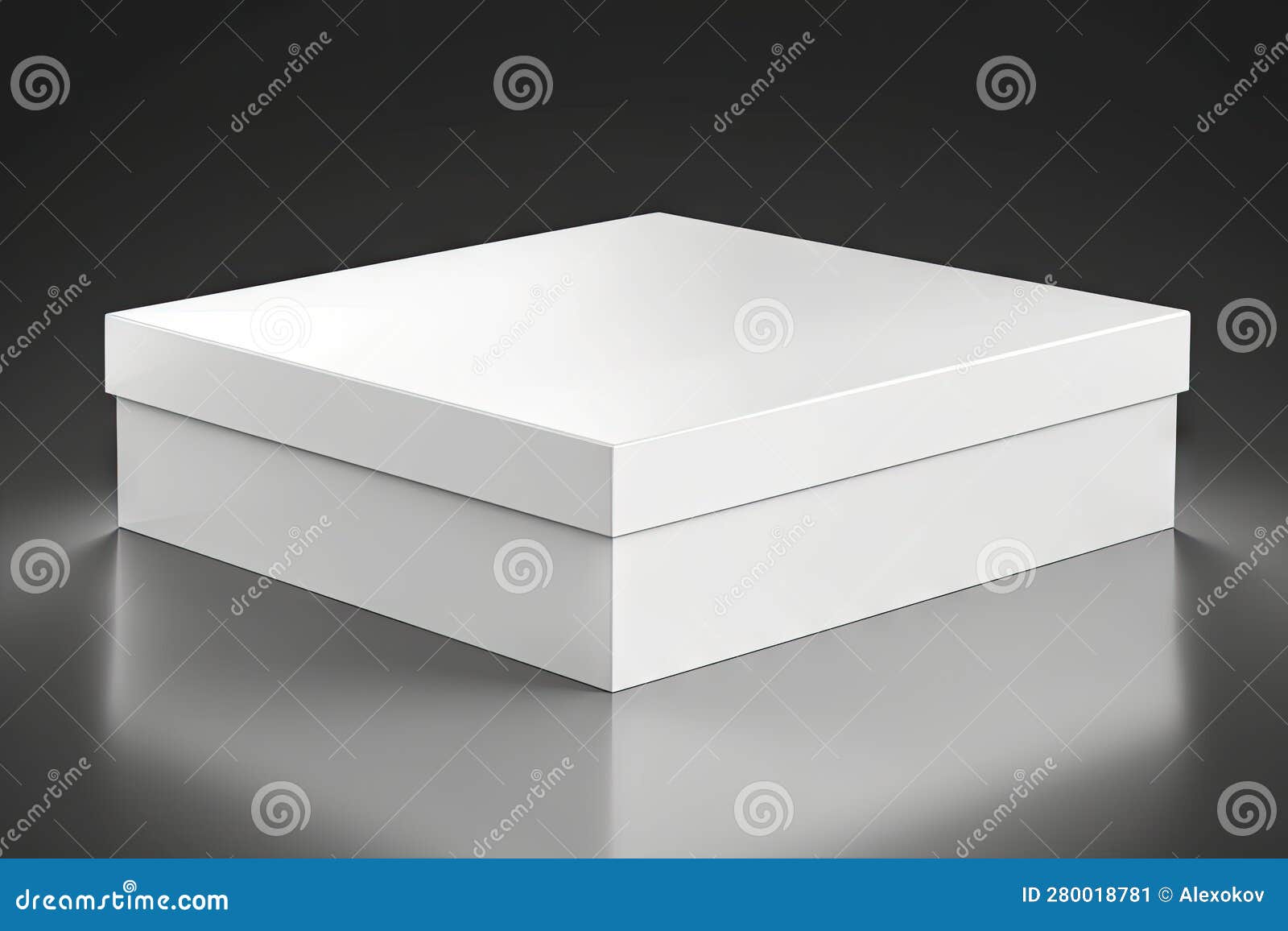 Realistic White Package Box for Software and Electronic Devices ...