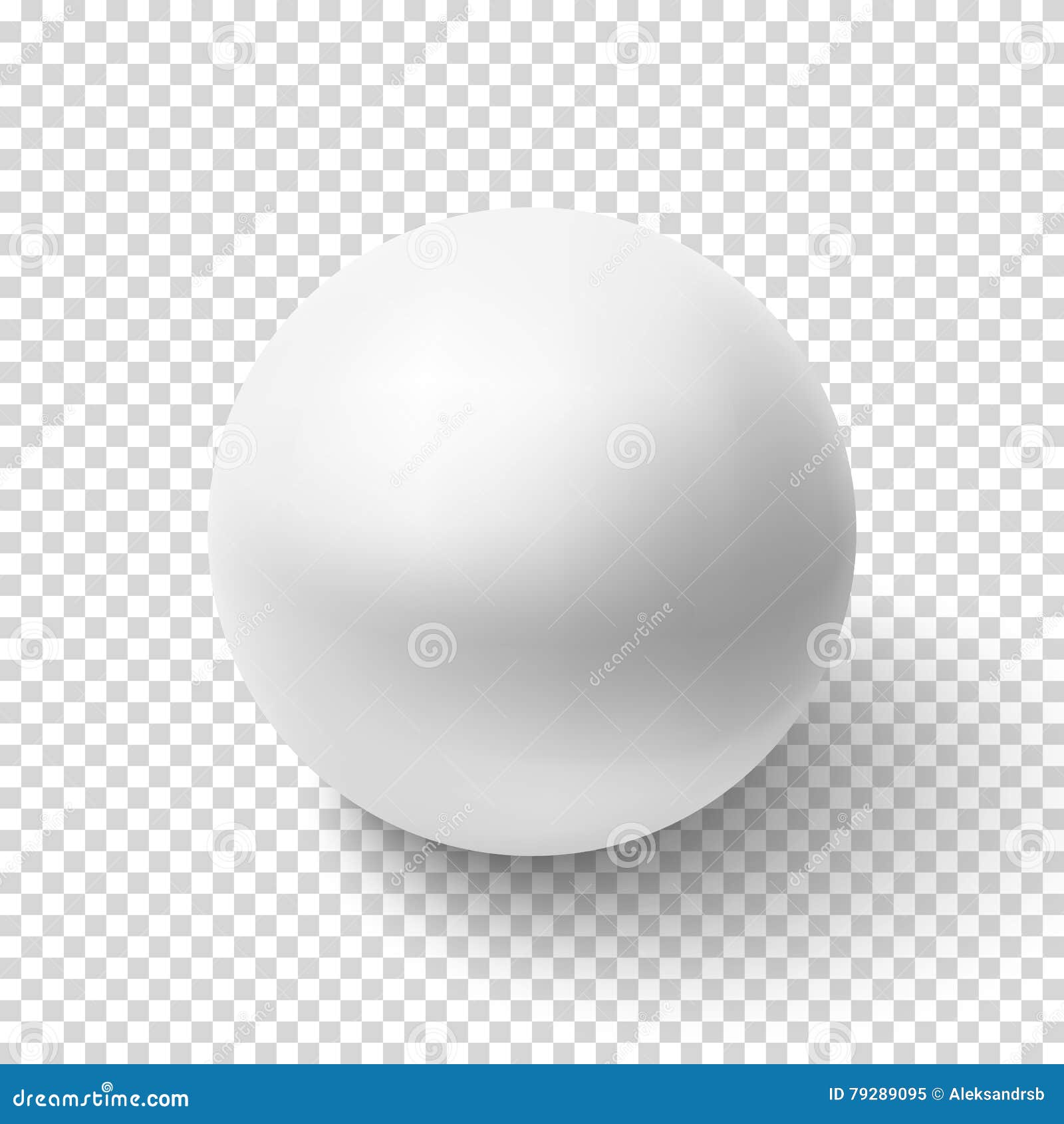 Realistic White Sphere Isolated on Transparent Background. Stock Vector ...