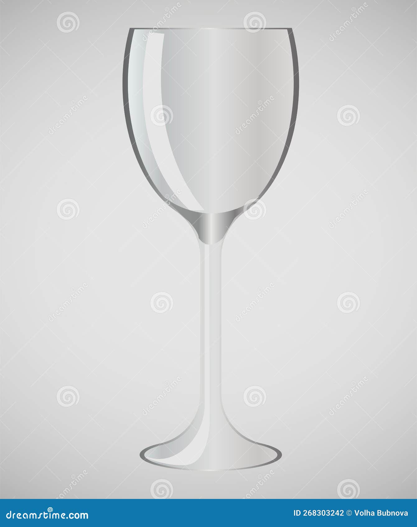 Realistic wine glass. stock vector. Illustration of clean - 268303242 Realistic wine glass. stock vector. Illustration of clean - 268303242