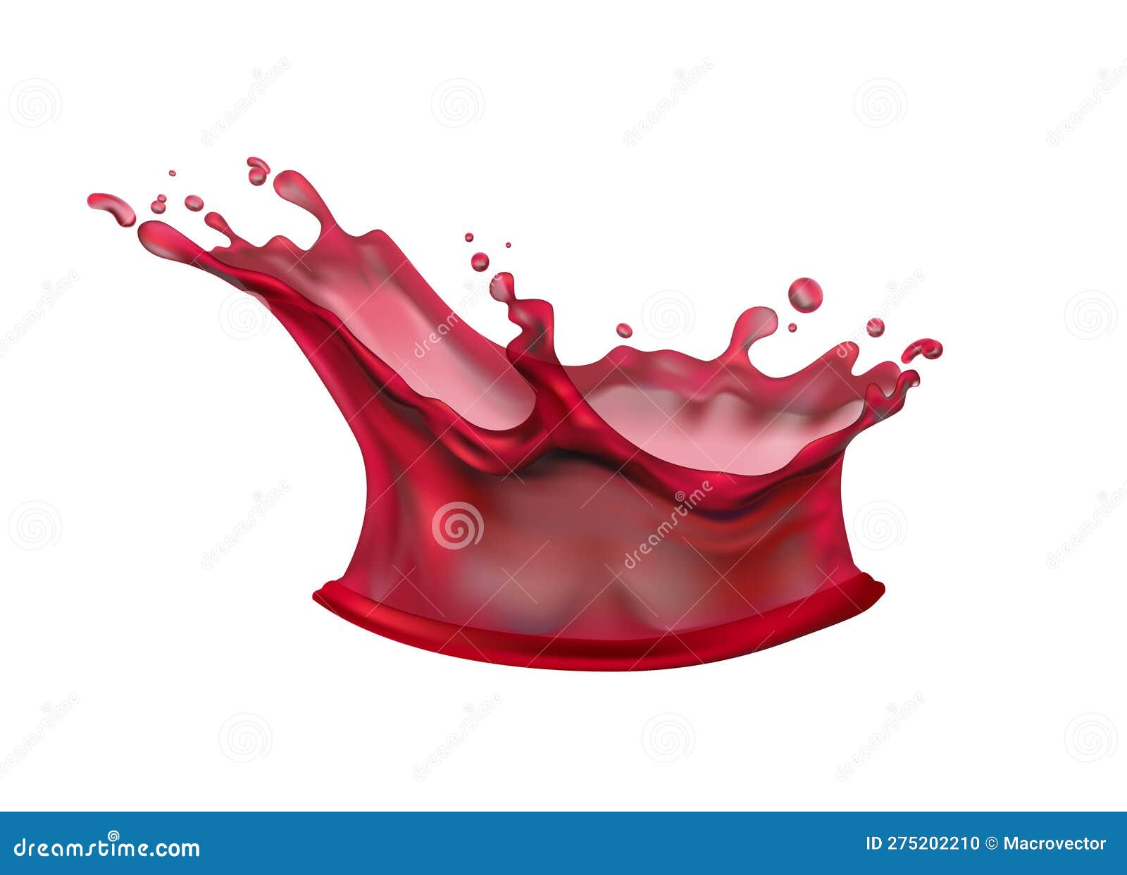 Realistic Wine Splash stock illustration. Illustration of delicacy ...