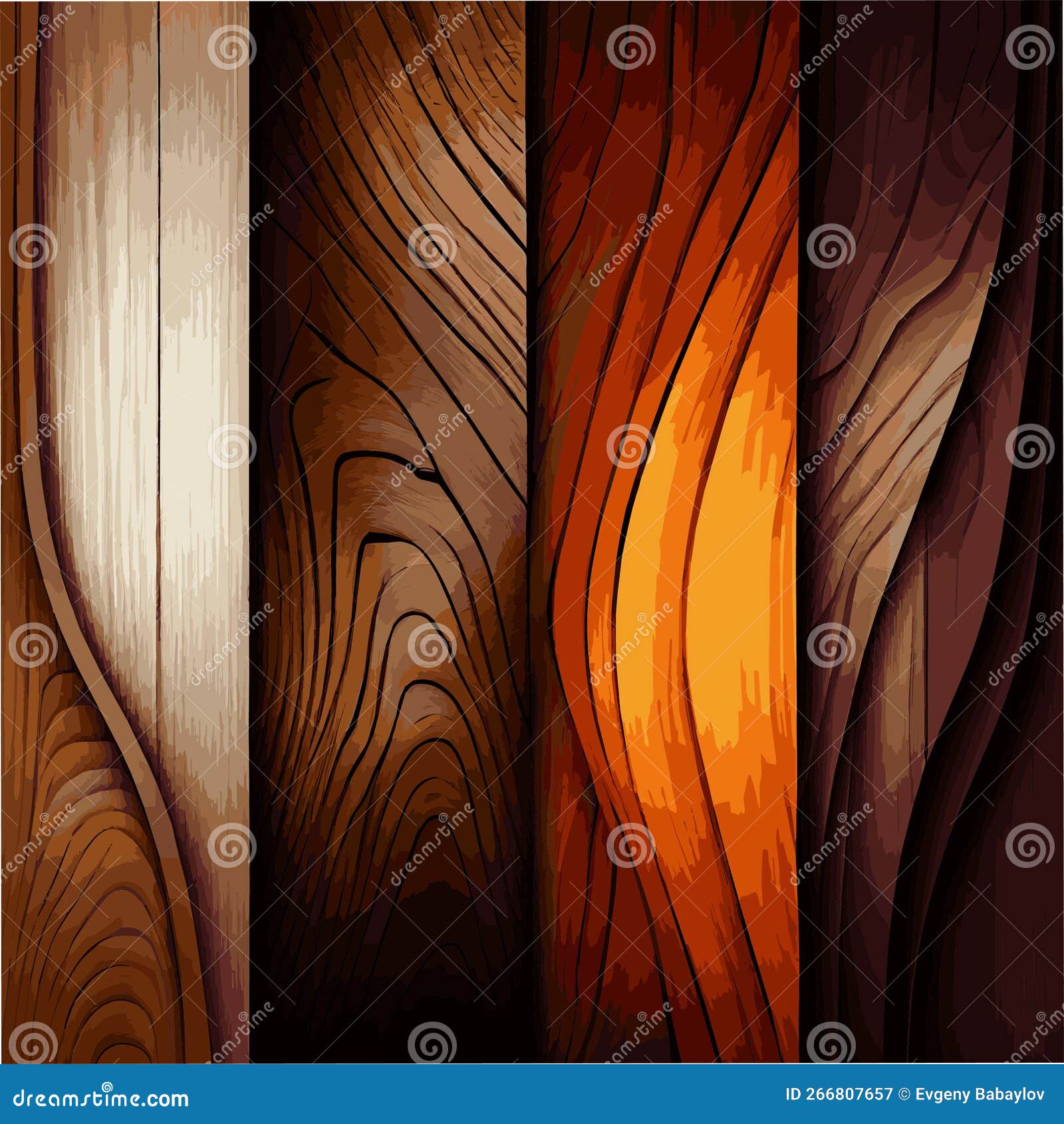 Realistic Wood Texture Plank Background, Fiber Texture Pattern - Vector ...