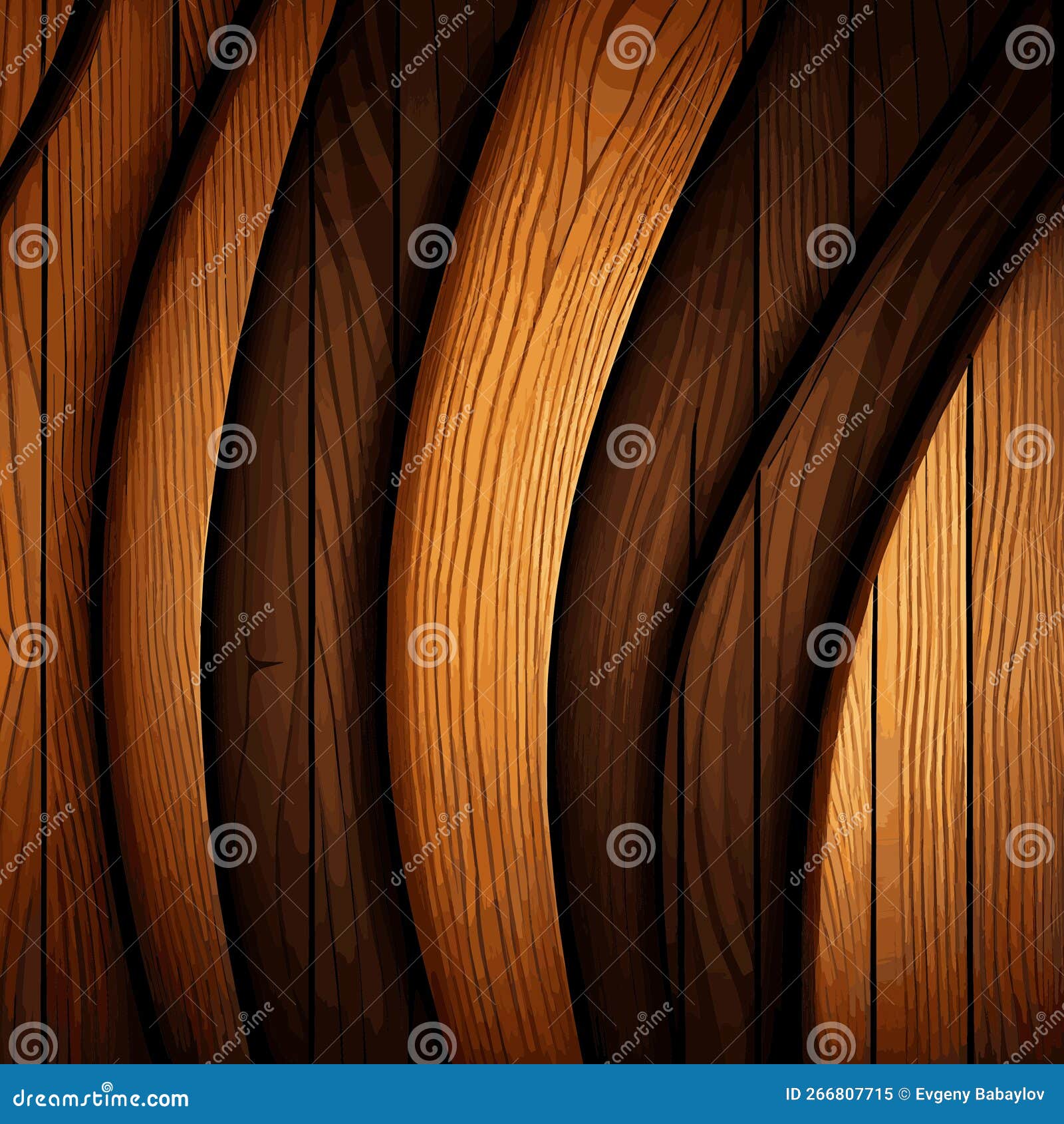 Realistic Wood Texture Plank Background, Fiber Texture Pattern - Vector ...