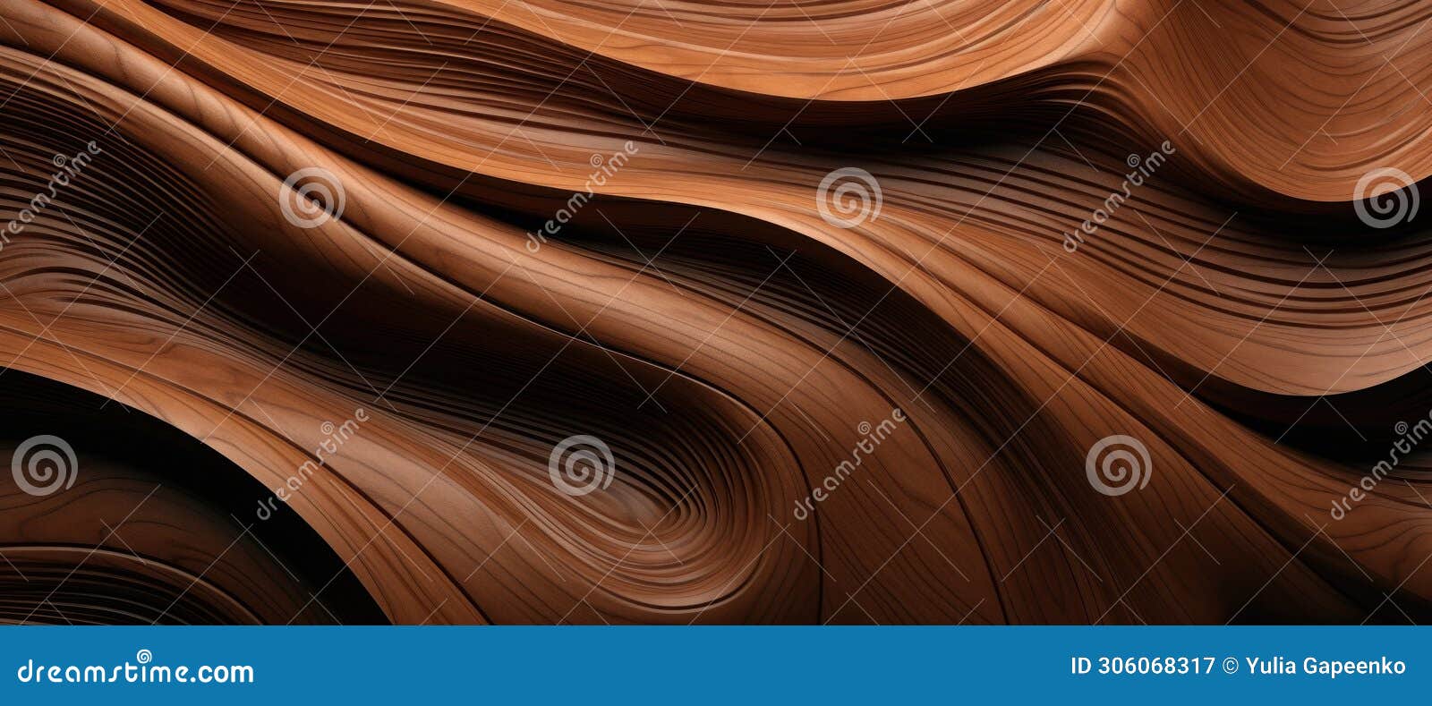 A Realistic Wood Wave Pattern and Wall Stock Image - Image of pattern ...