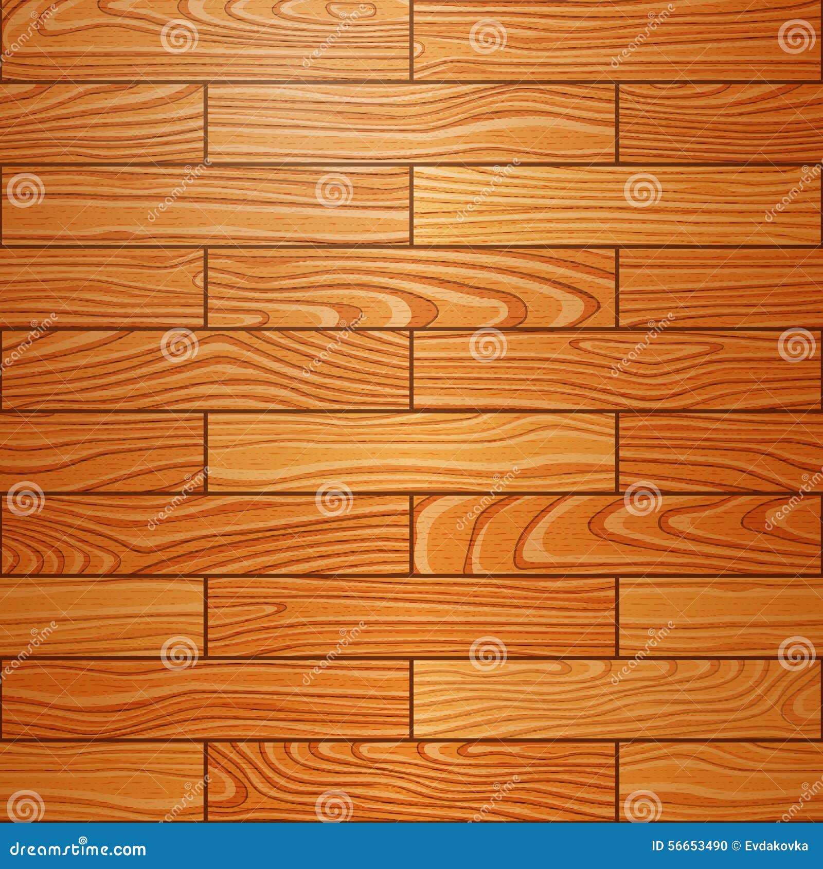 Realistic Wooden Parquet Texture. Vector Seamless Stock Vector ...