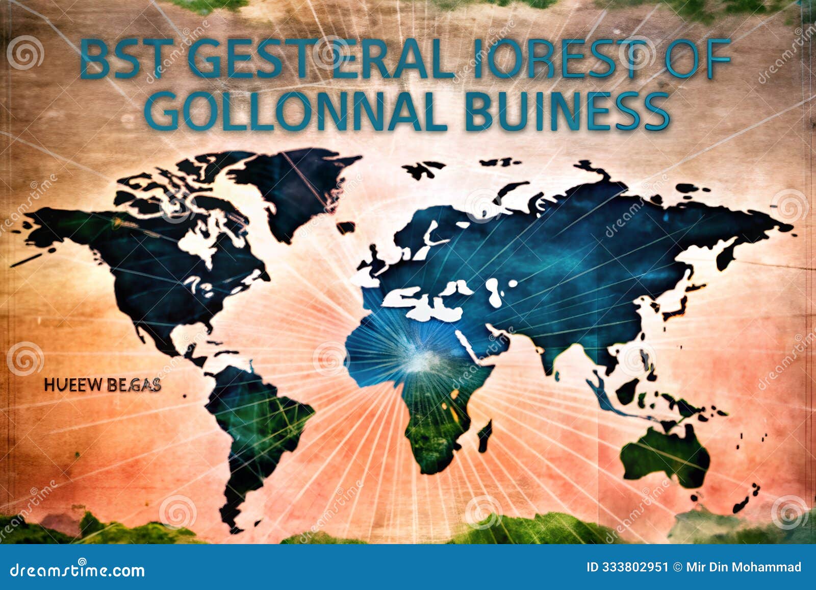 Realistic World Map. World Map with Oceans and Lands, Realistic Stock ...