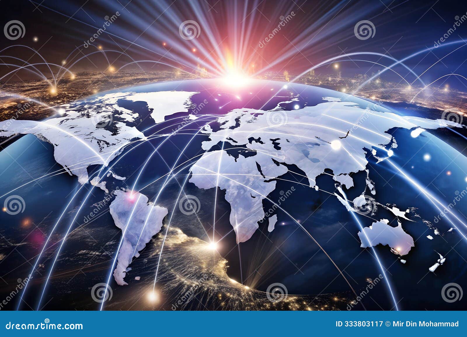 Realistic World Map. World Map with Oceans and Lands, Realistic Stock ...