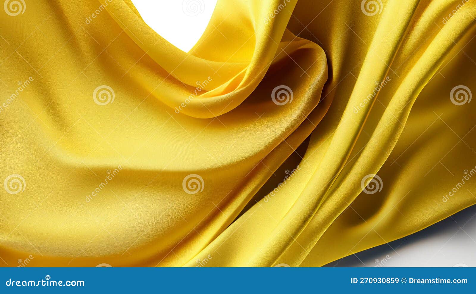 Yellow Silk Fabric Pattern Background Stock Illustration - Illustration ...