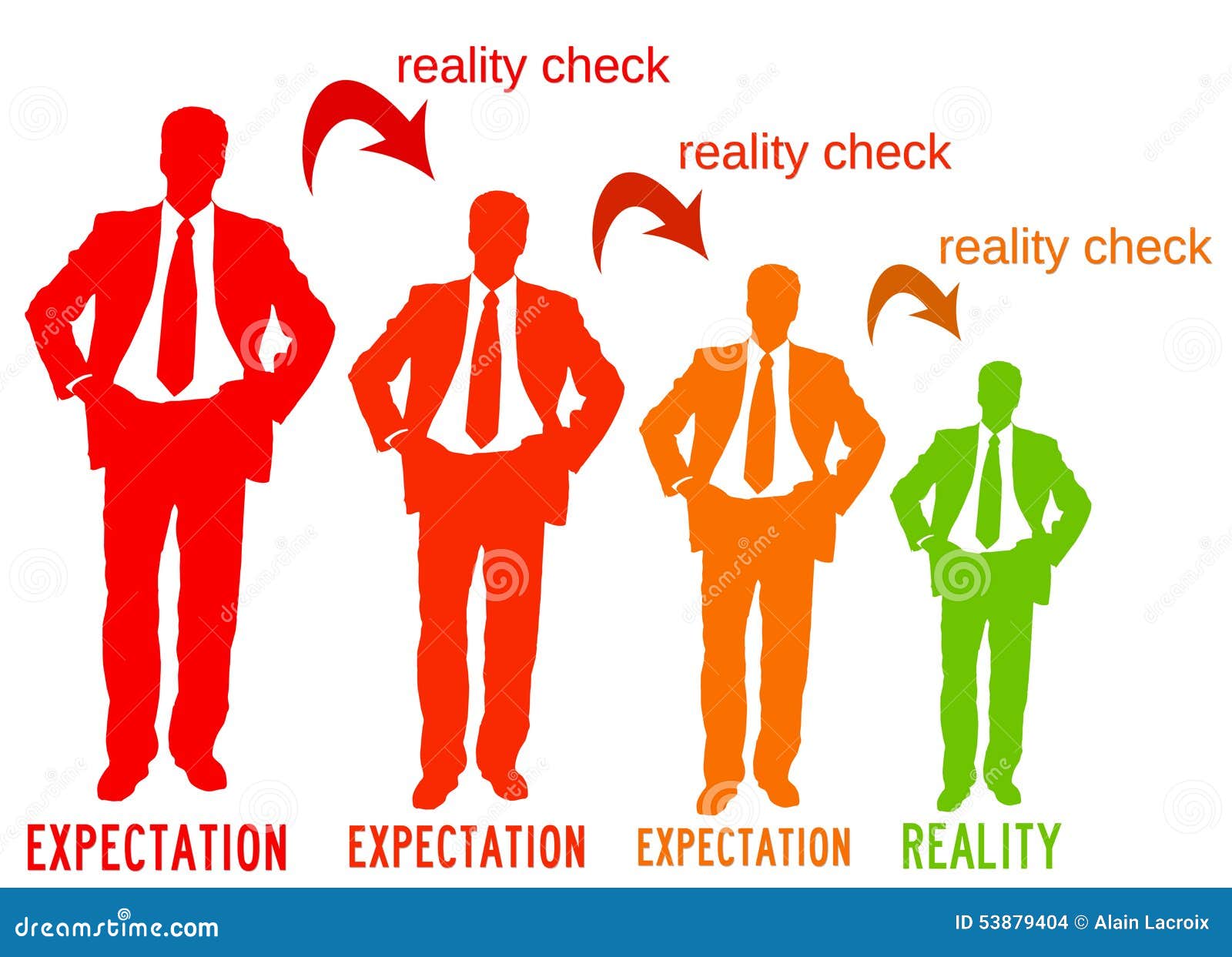 Reality check stock illustration. Illustration of develop - 53879404