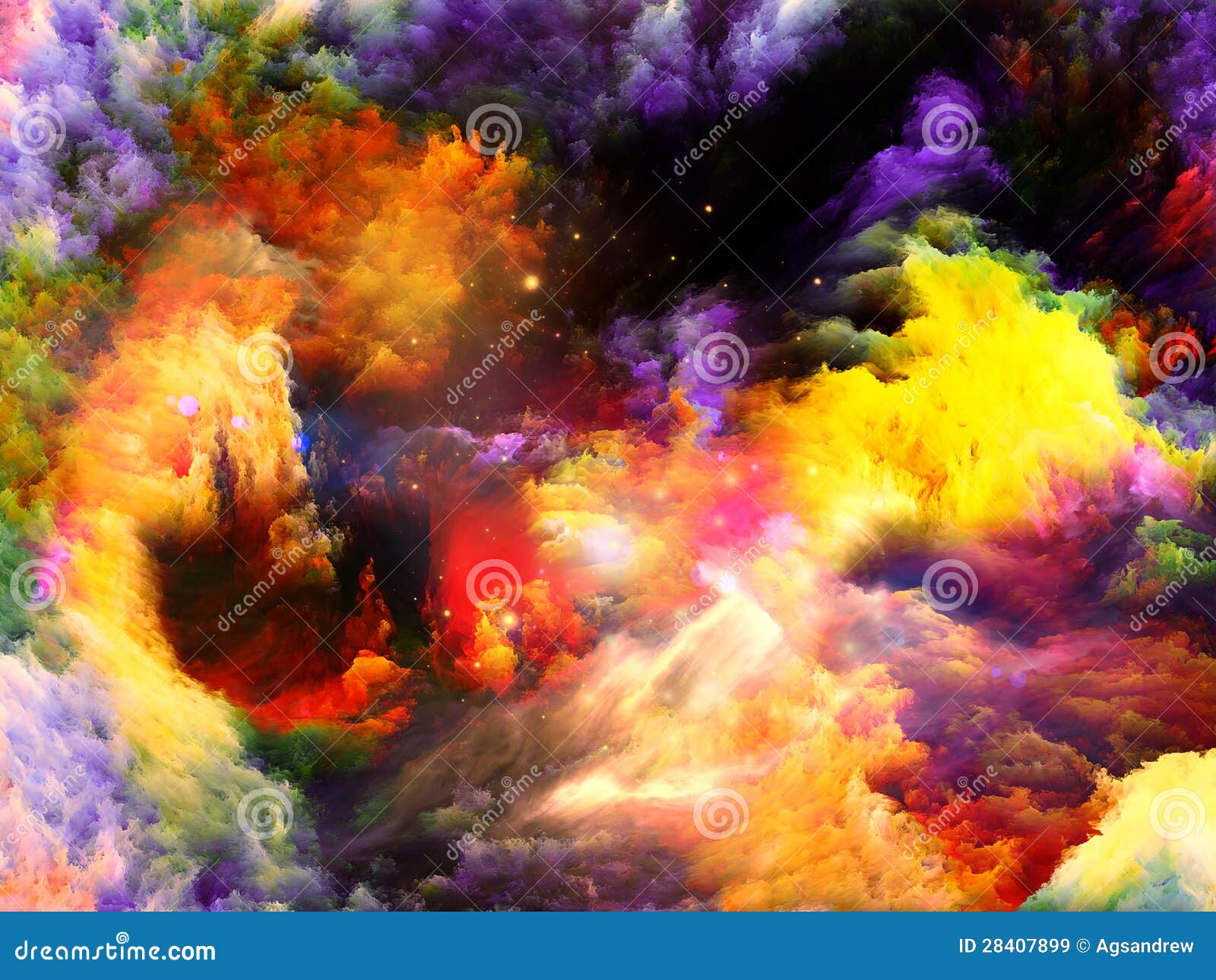 Reality of Dream stock illustration. Illustration of envision - 28407899