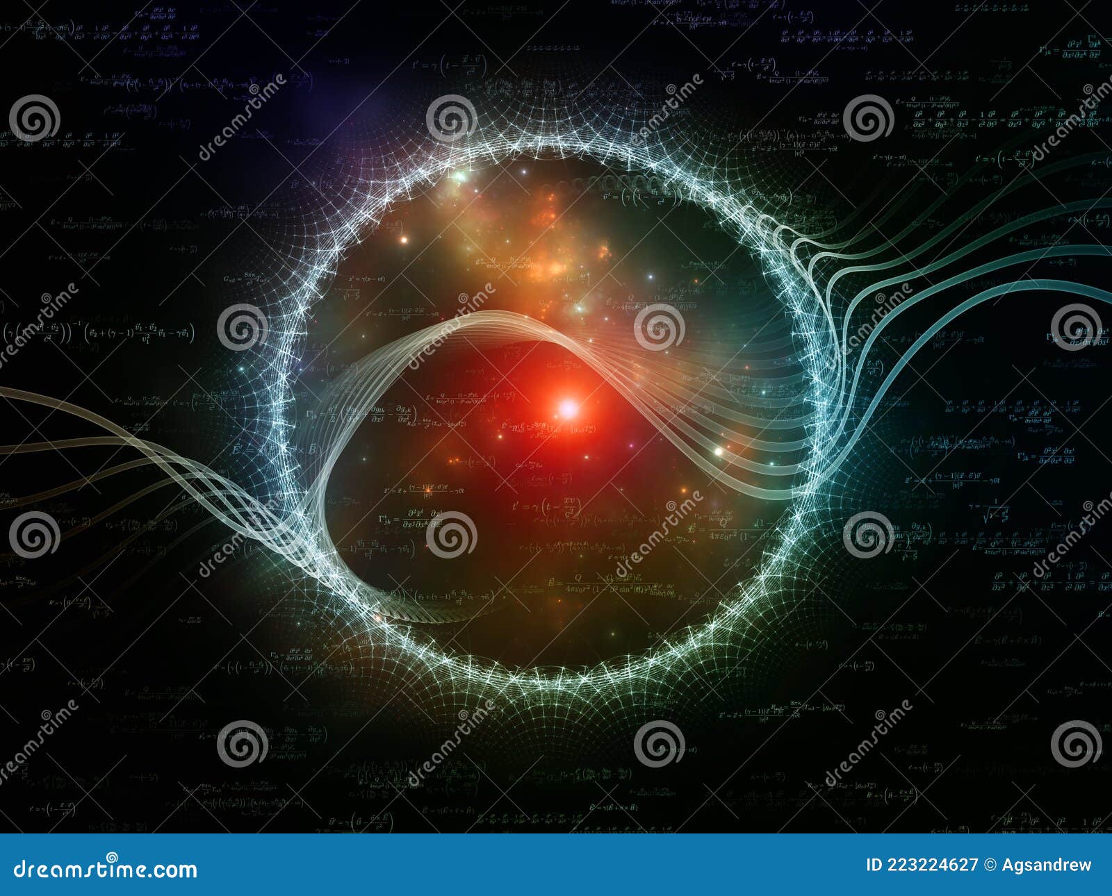 Reality of Math stock illustration. Illustration of design - 223224627