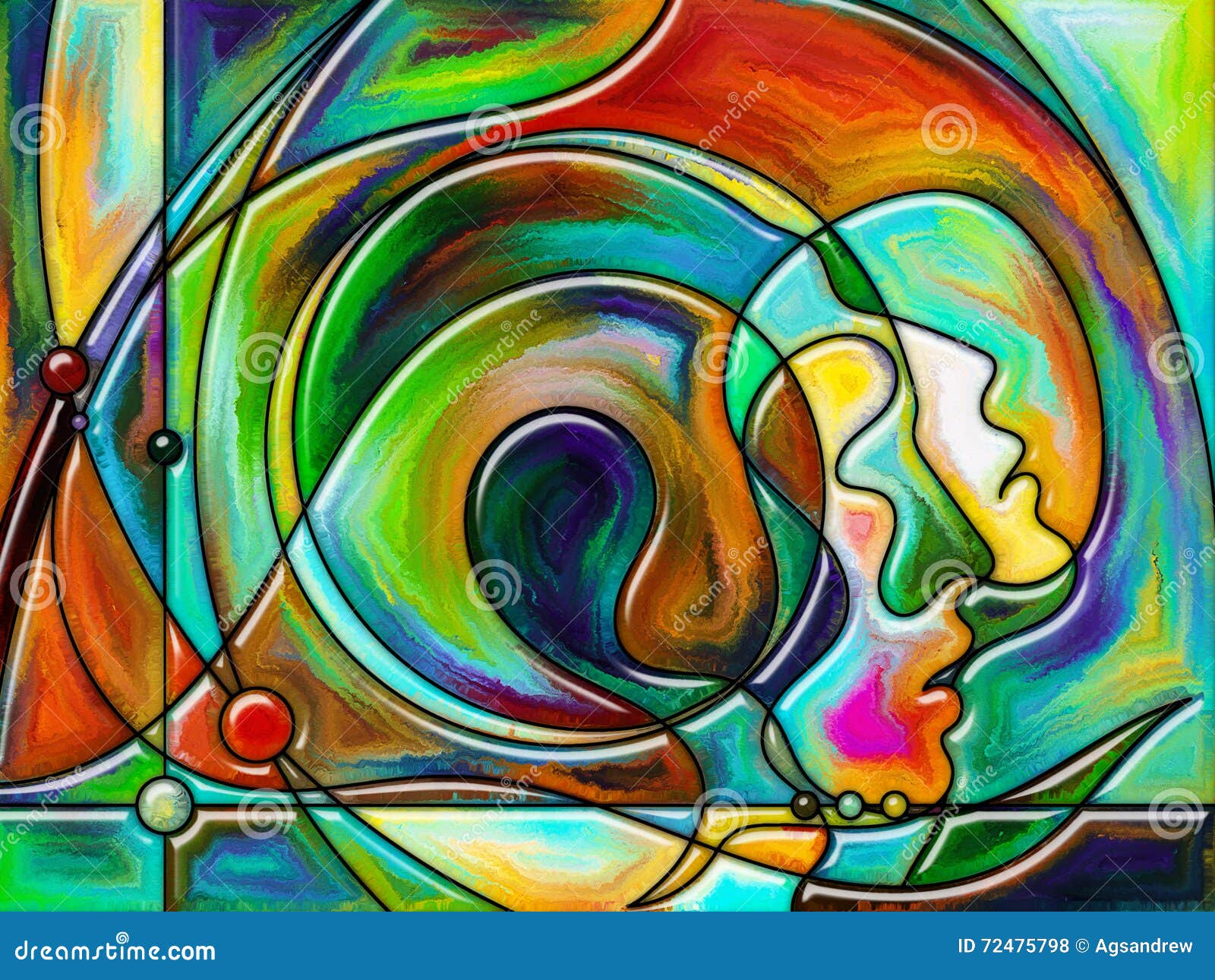 Reality of Perception stock illustration. Illustration of concept ...