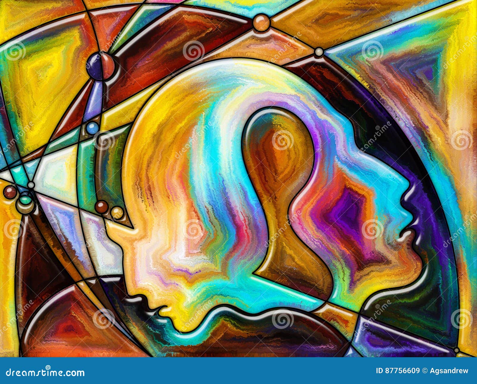 Reality of Perception stock illustration. Illustration of concept ...