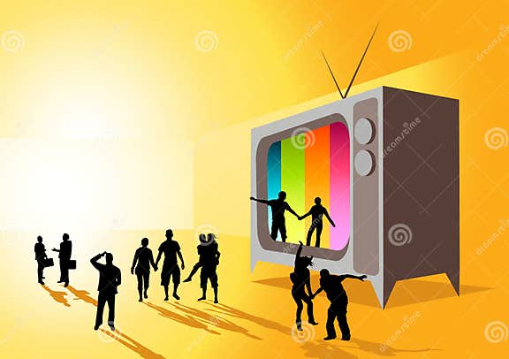 Reality Television stock vector. Illustration of theater - 2621925