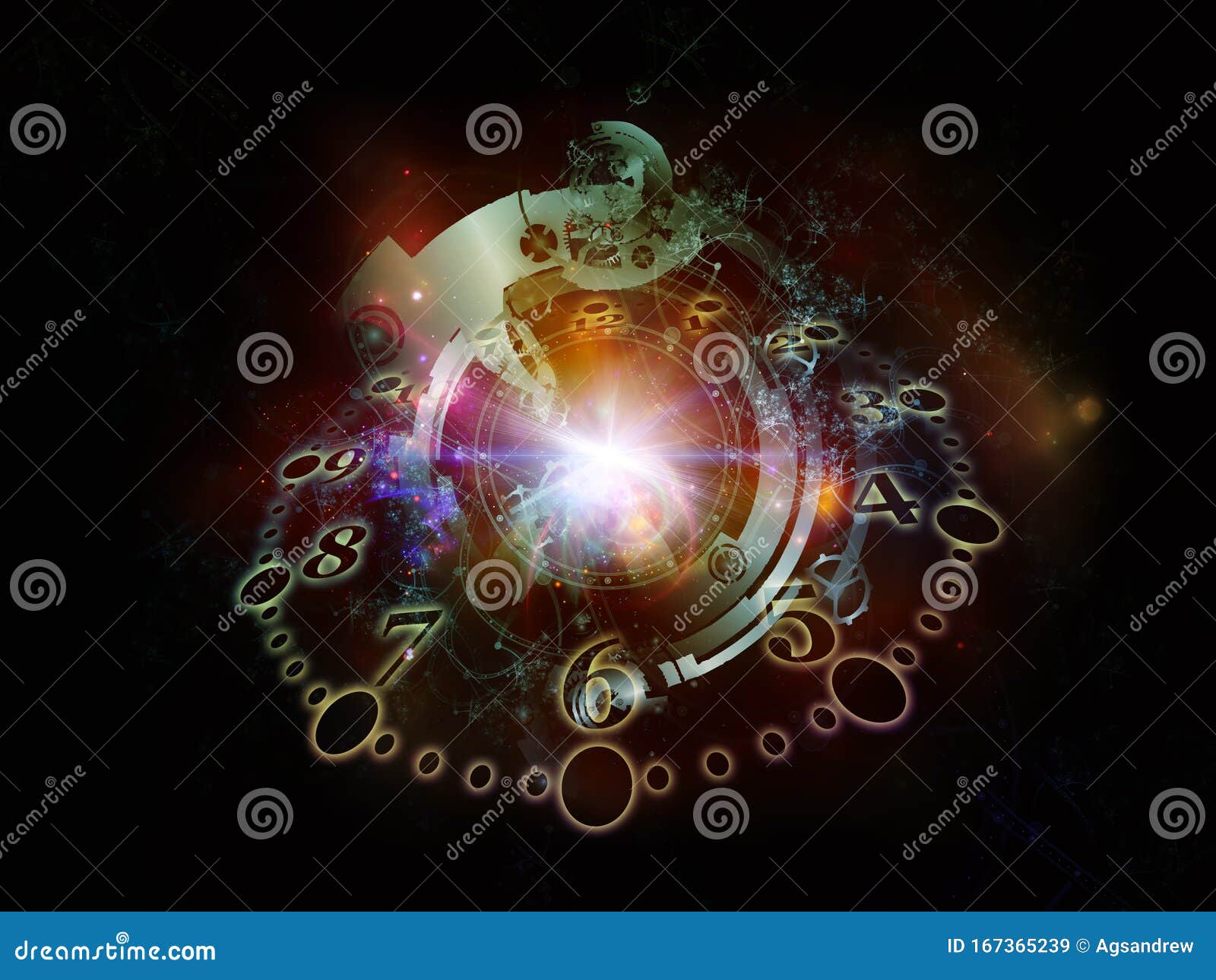 Reality of Temporal Realm stock illustration. Illustration of abstract ...