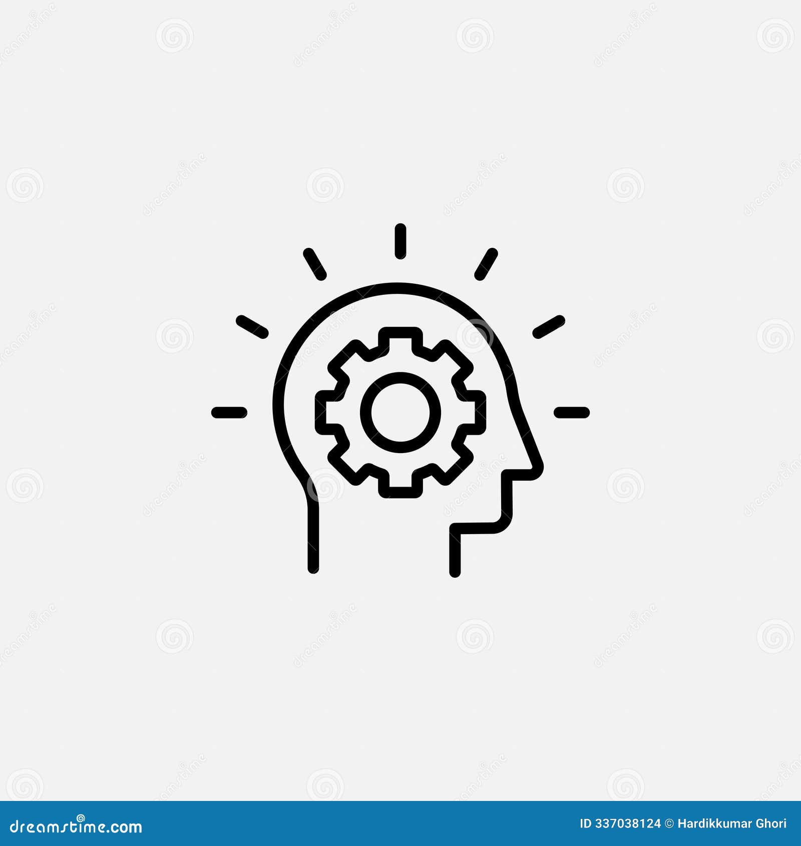 Realizationline in Thin Line Black Color. Flat Simple Vector Symbols ...