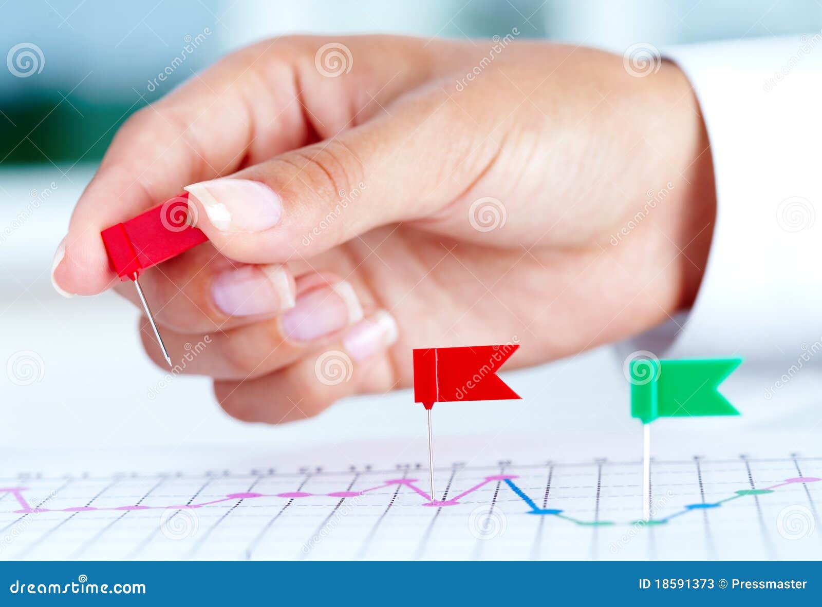 For realization of plan stock image. Image of finger - 18591373