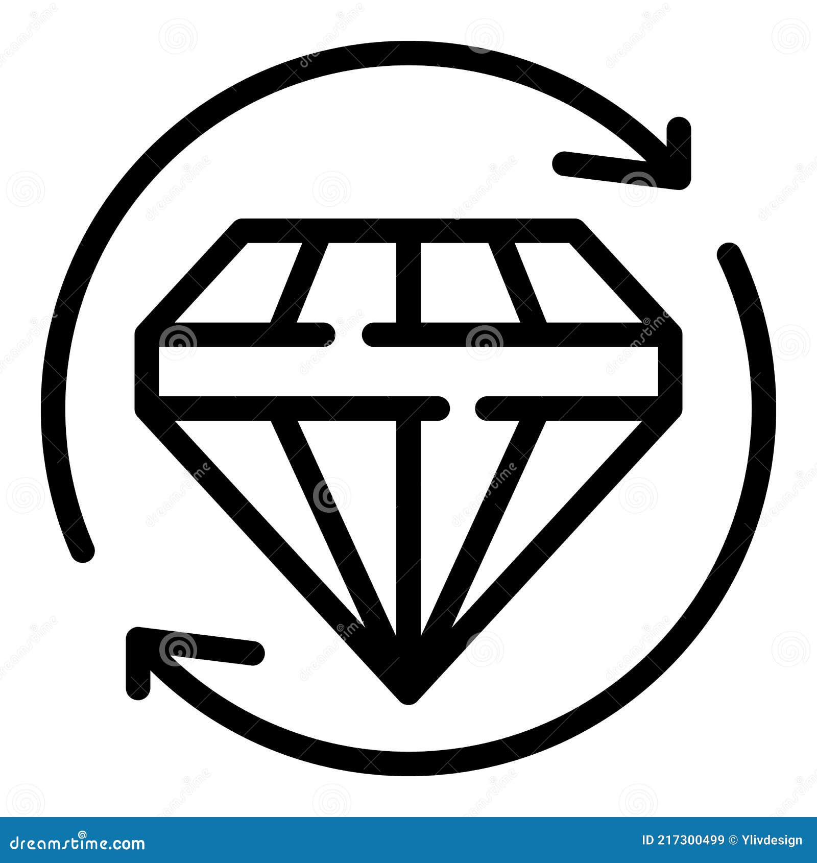 Realization Process Icon, Outline Style Stock Vector - Illustration of ...