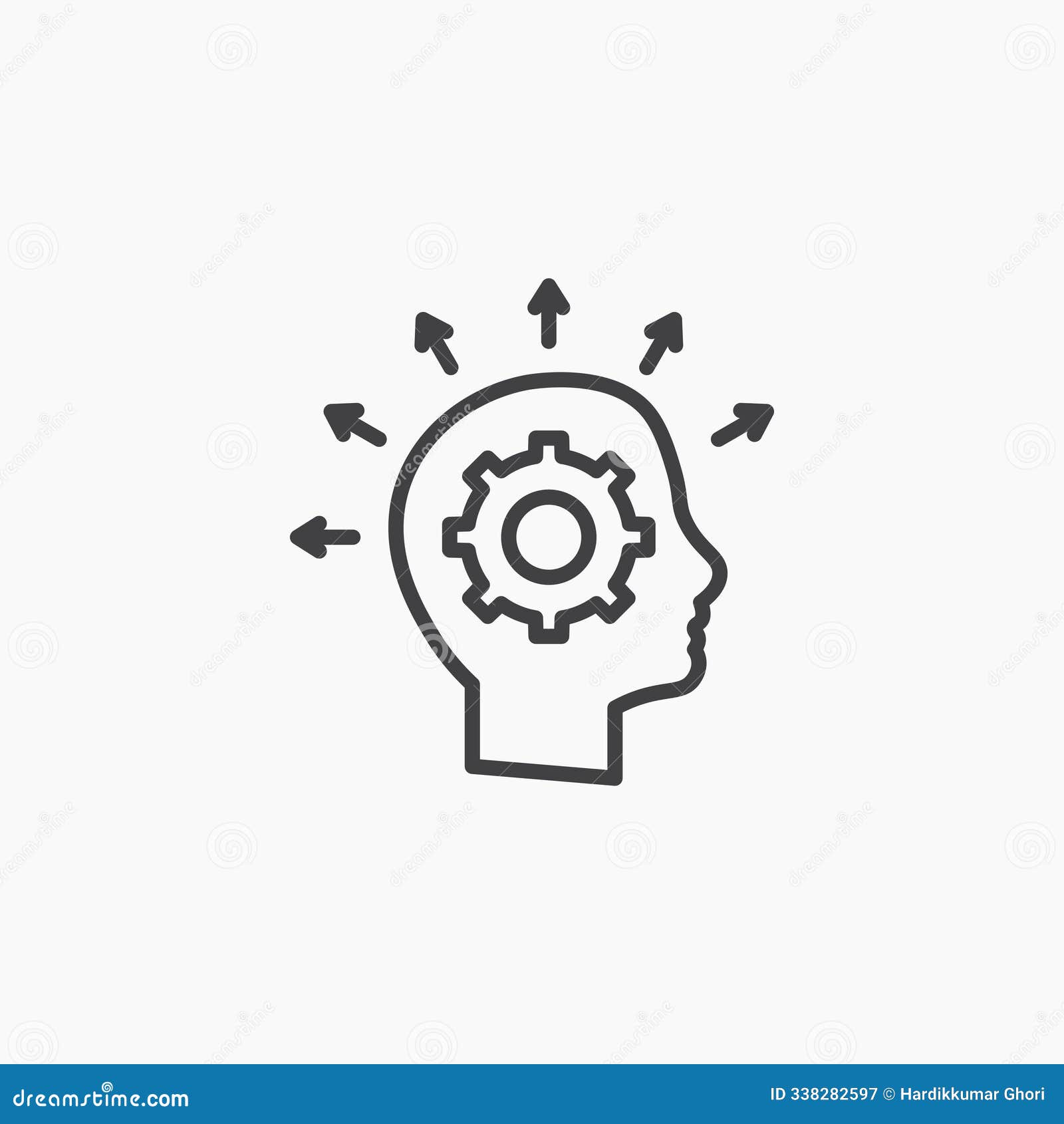 Realizationline in Thin Line Black Color. Flat Simple Vector Symbols ...