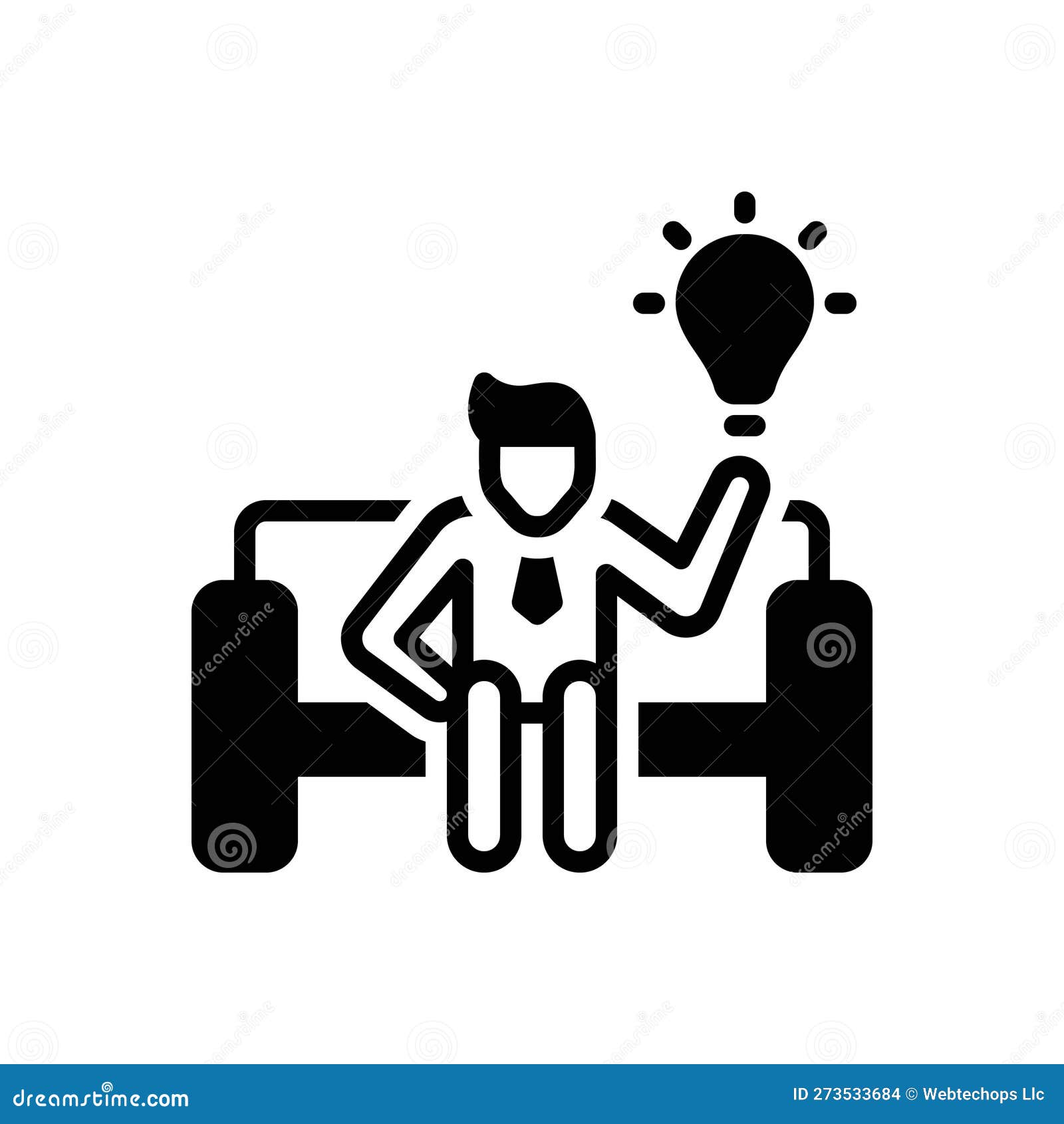 Black Solid Icon for Realized, Comprehension and Understanding Stock ...