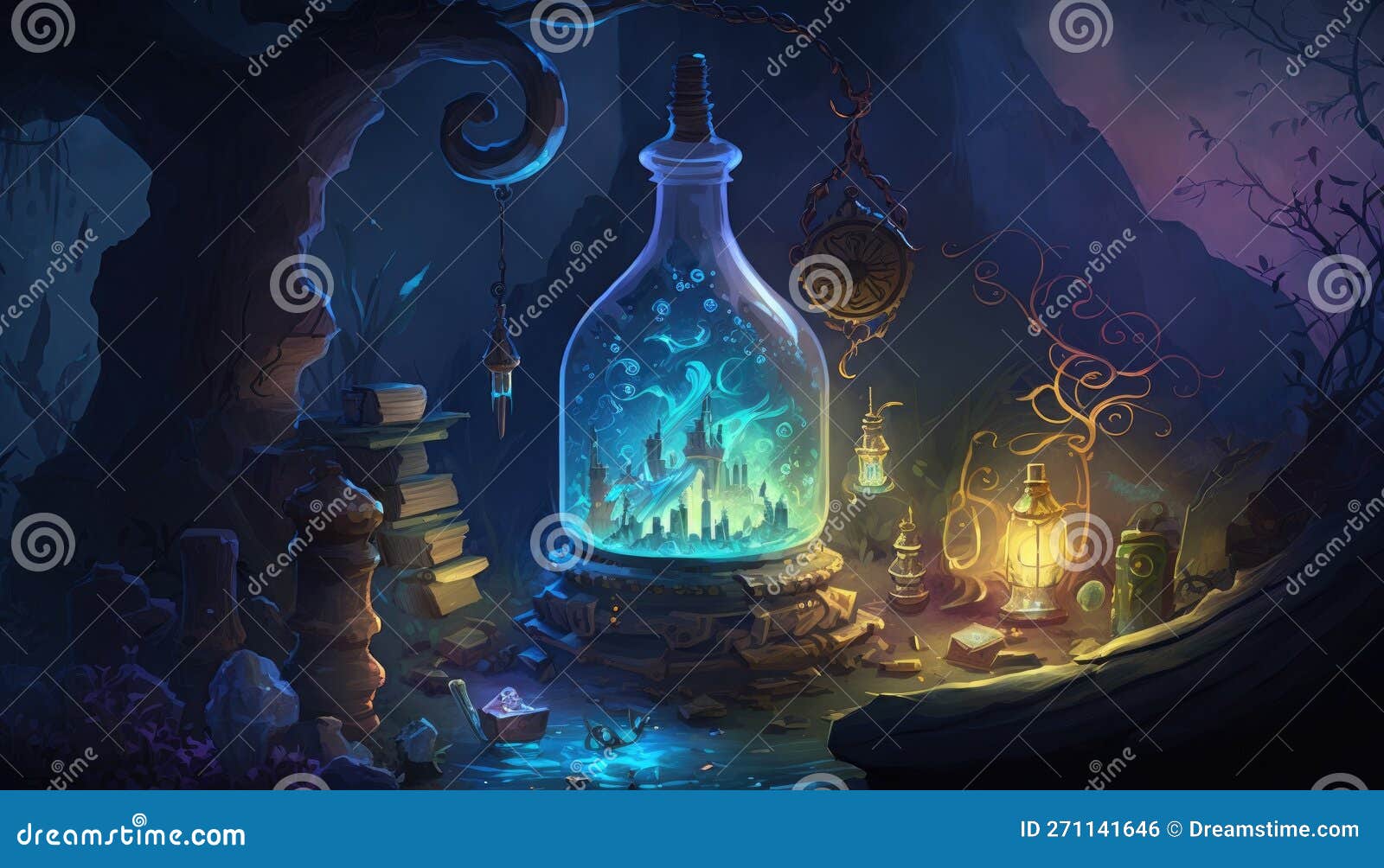 The Realm of Mystical Artifacts. Generative AI Stock Photo - Image of ...