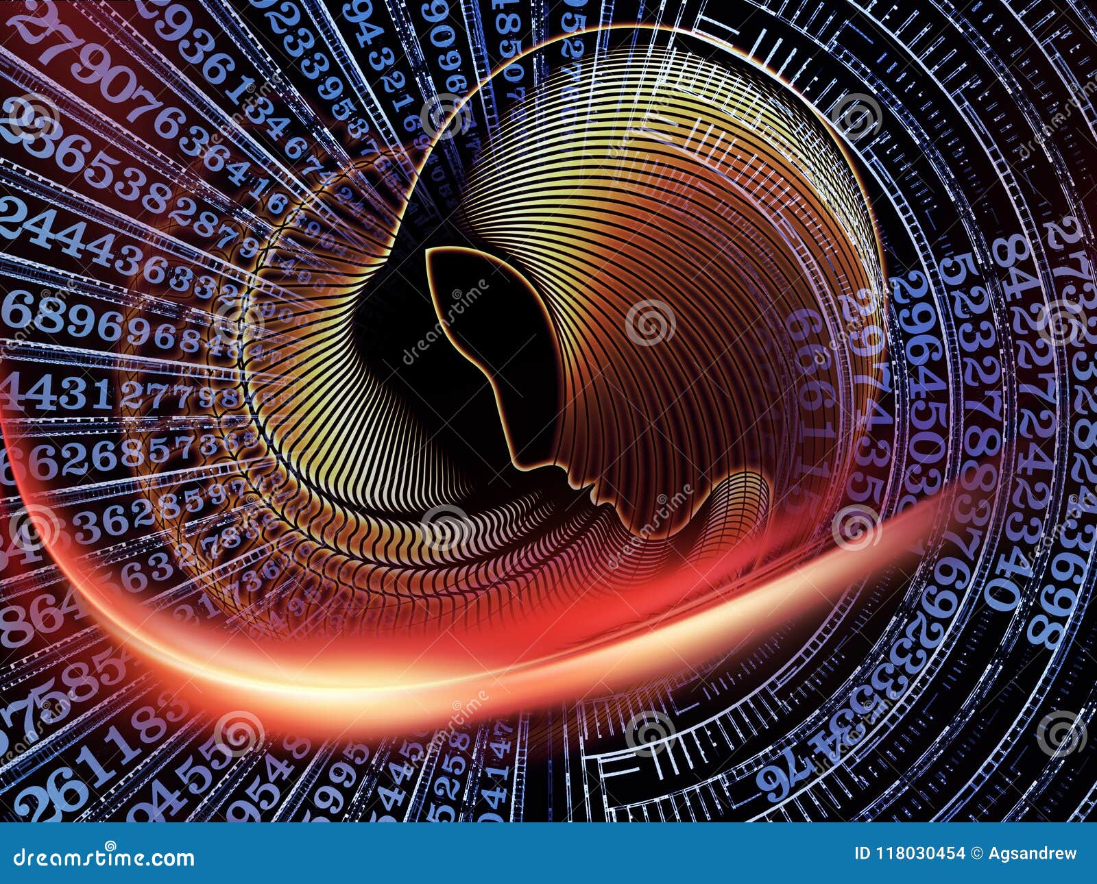 Realms of Calculations stock illustration. Illustration of math - 118030454