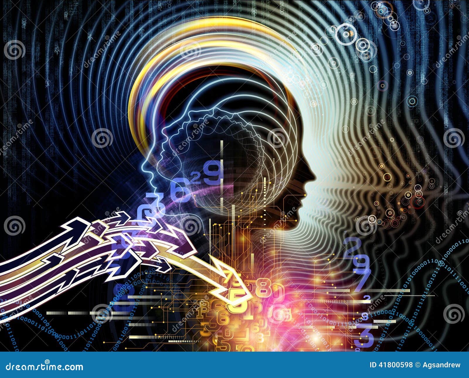 Realms of Human Mind stock illustration. Illustration of amount - 41800598
