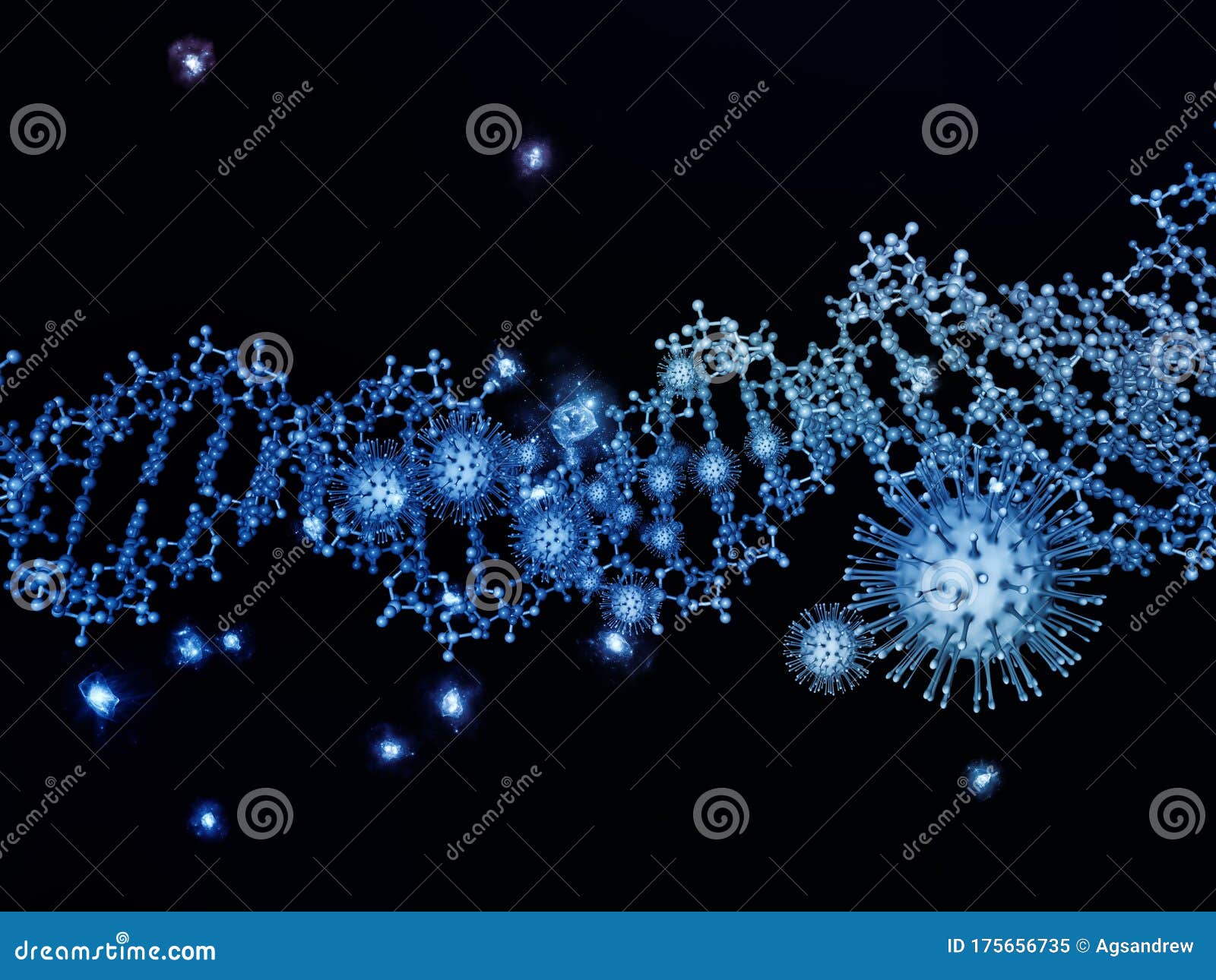 Realms of Viral World stock illustration. Illustration of disease ...