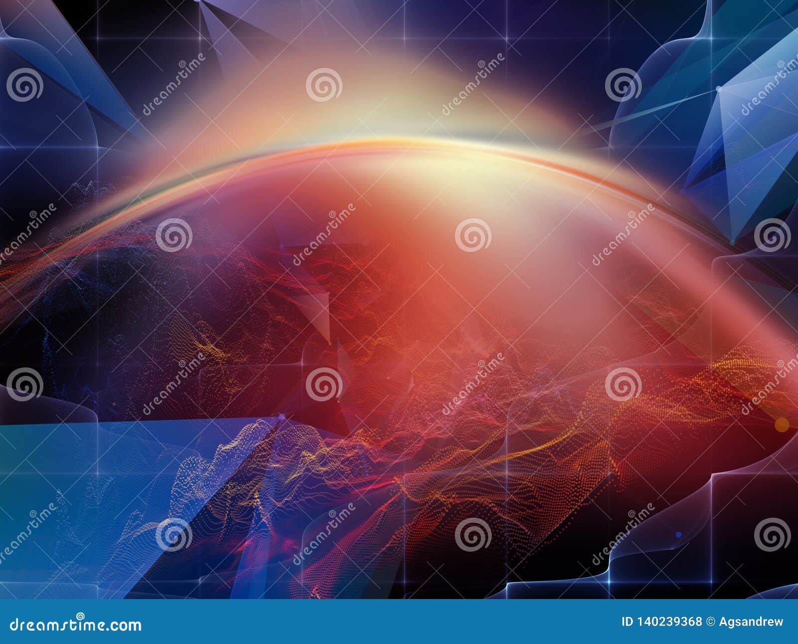 Realms of Virtual World stock illustration. Illustration of detail ...