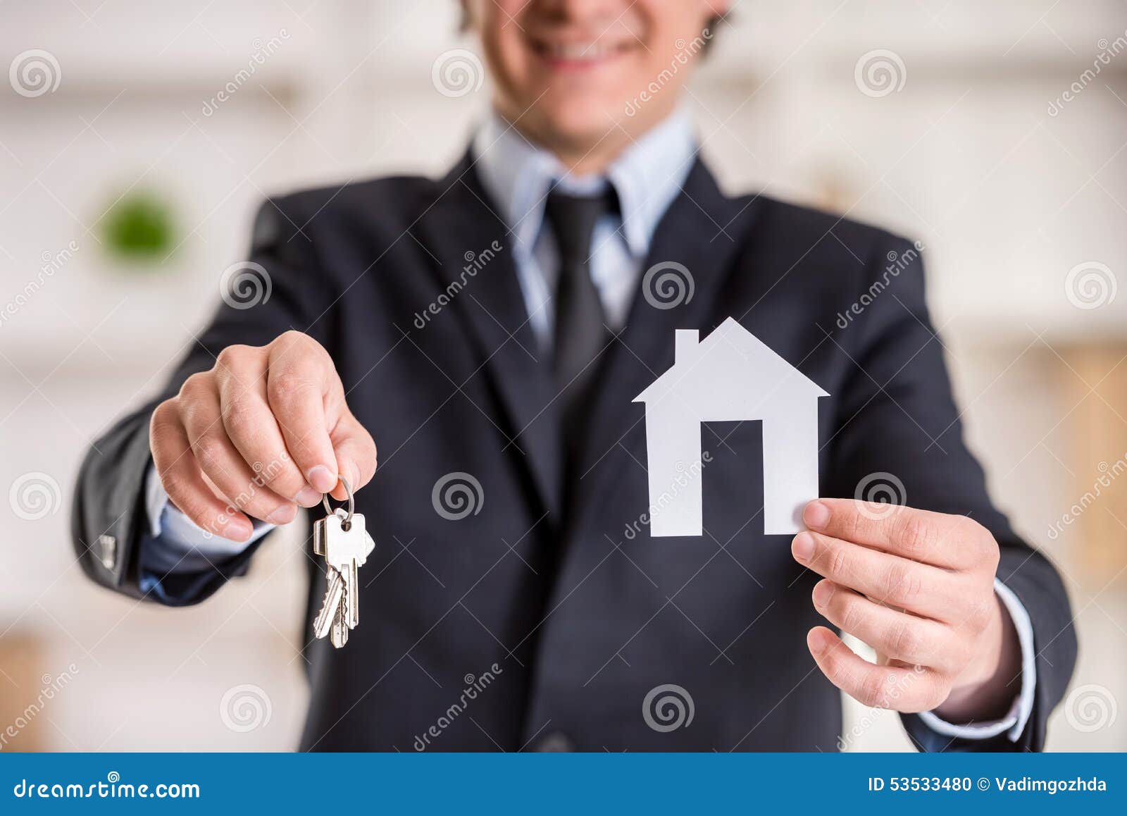 Realtor stock photo. Image of business, holding, building - 53533480