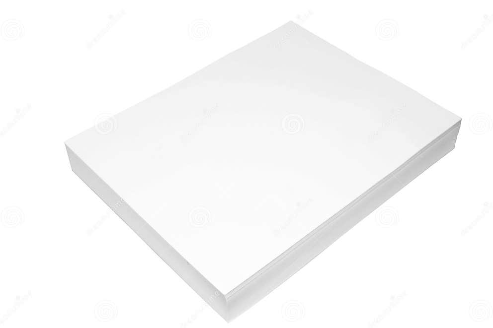 Ream of Paper stock photo. Image of sheets, blank, pile - 80447996