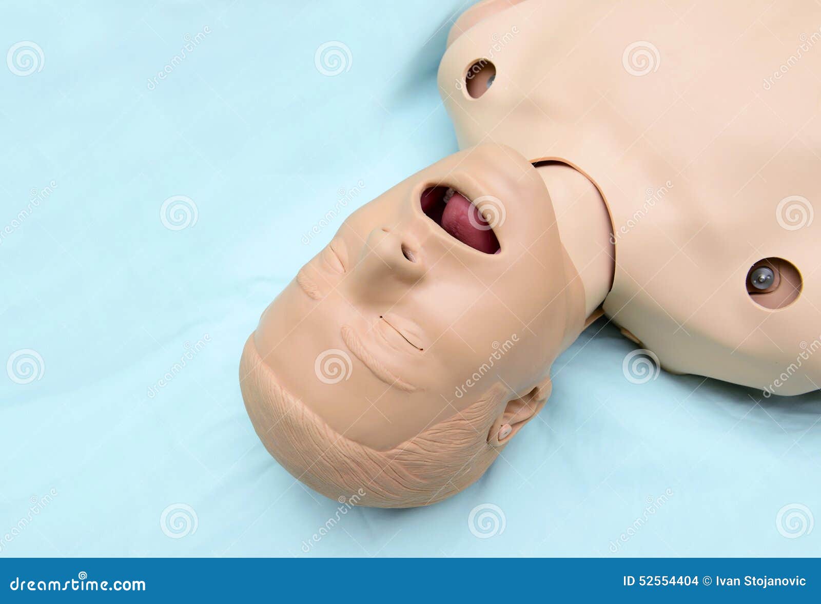 Reanimation Training Phantom Stock Photo - Image of medical ...