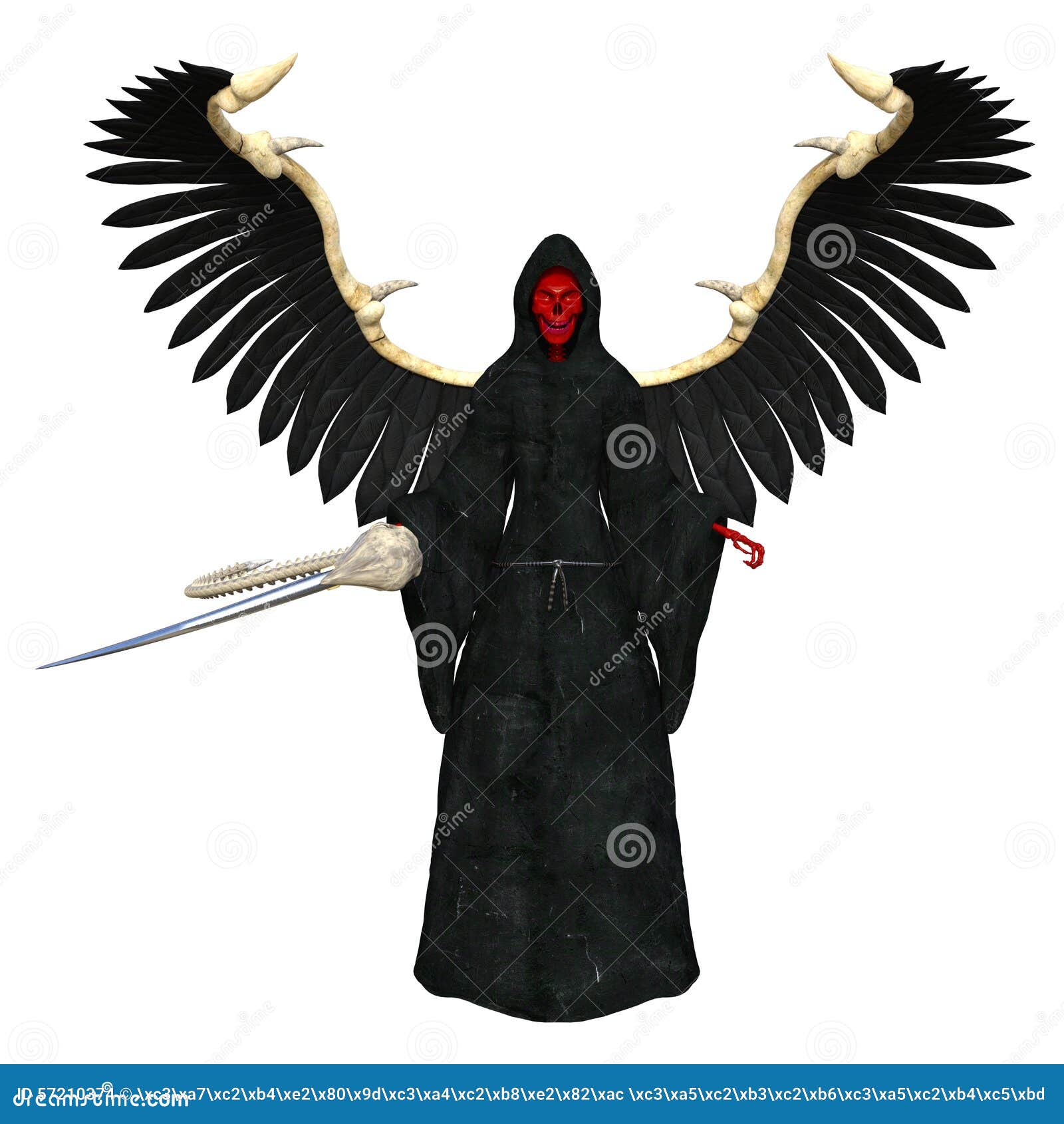 Reaper stock de ilustración. Ilustración de traje, actitud - 57210374