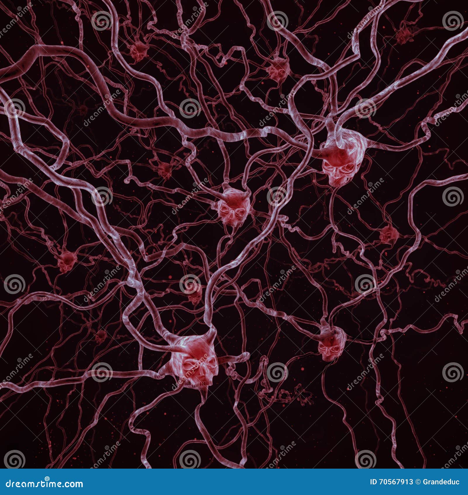 The reaper virus stock illustration. Illustration of cell - 70567913