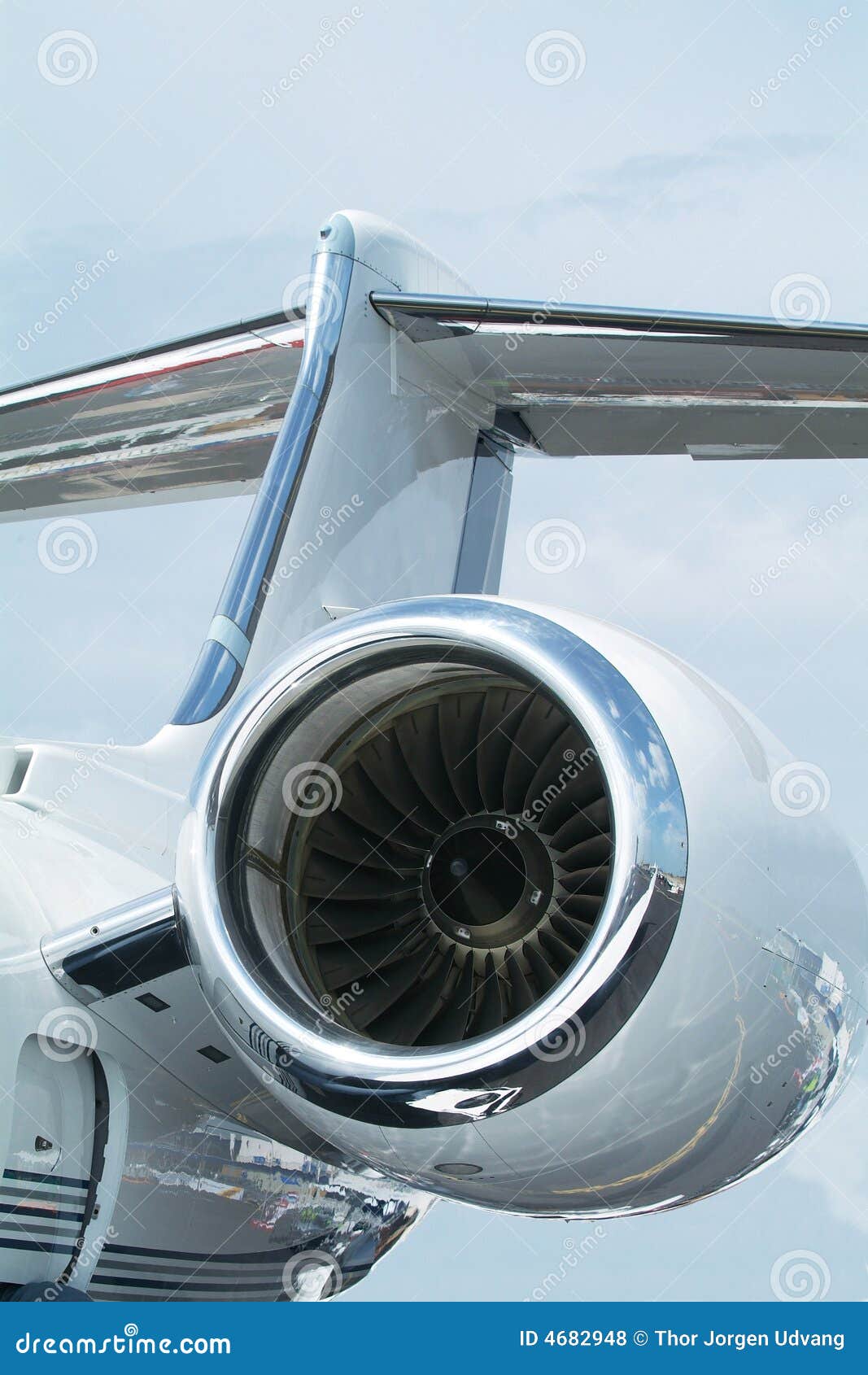Rear of business-jet stock photo. Image of fast, engine - 4682948