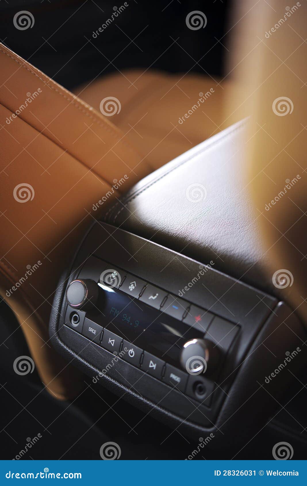 Rear Car Audio System stock image. Image of controlling - 28326031