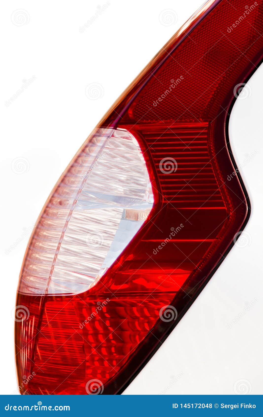 Rear car lantern stock illustration. Illustration of reflection - 145172048