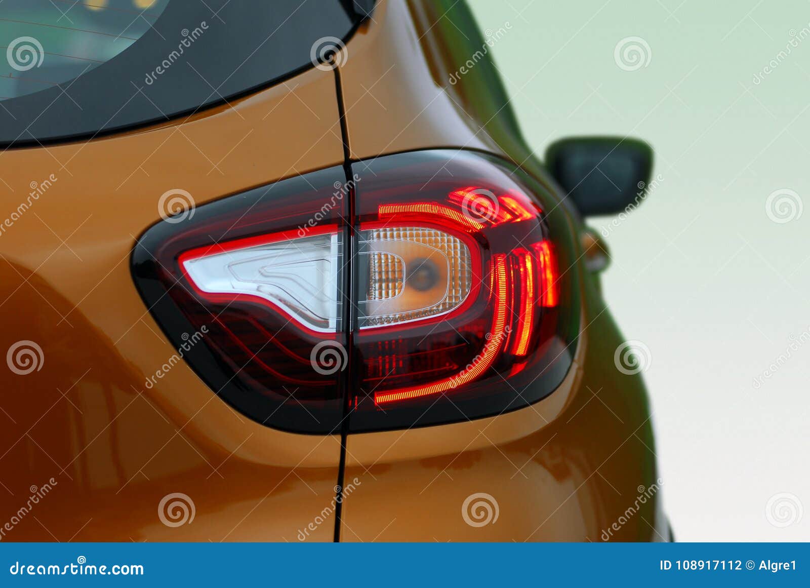 Rear car light stock photo. Image of polished, power - 108917112