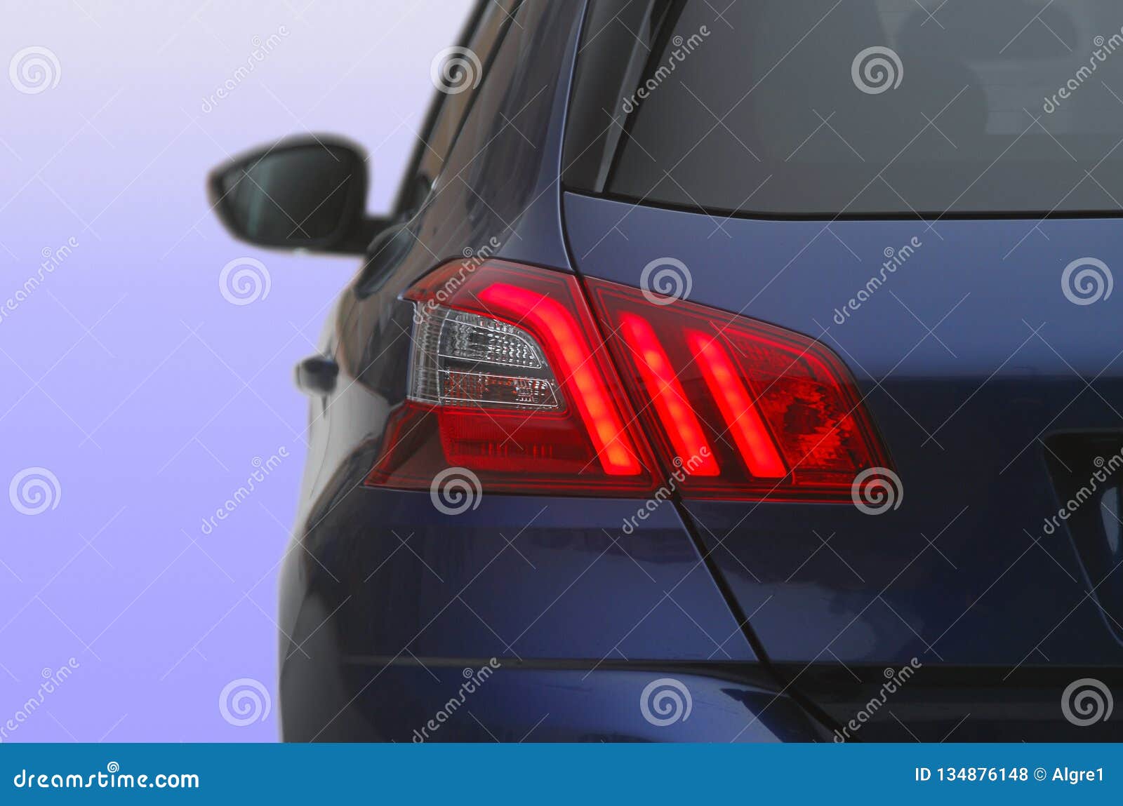 Rear car light stock photo. Image of modern, closeup - 134876148