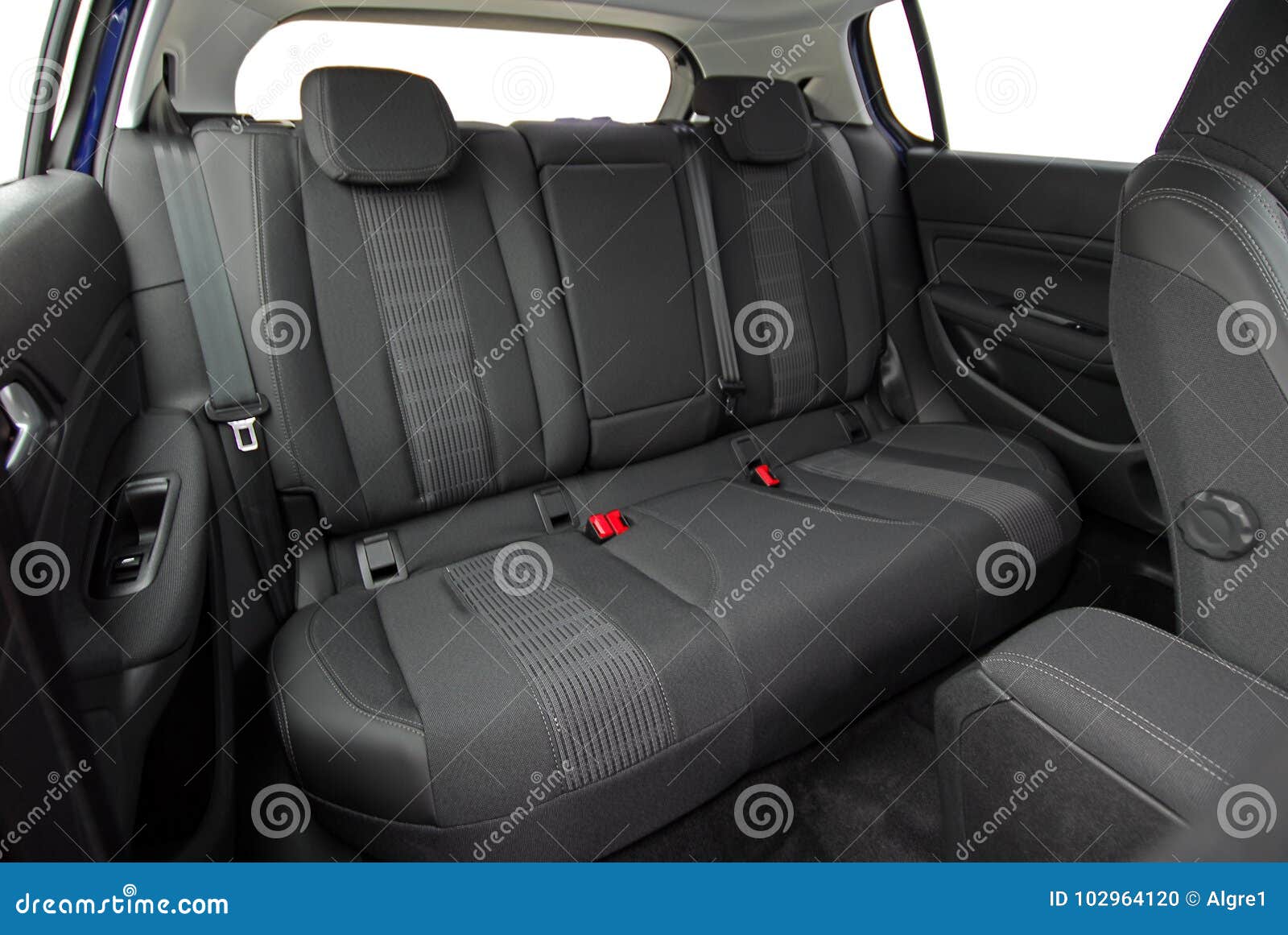 Rear car seat stock photo. Image of interior, drive - 102964120