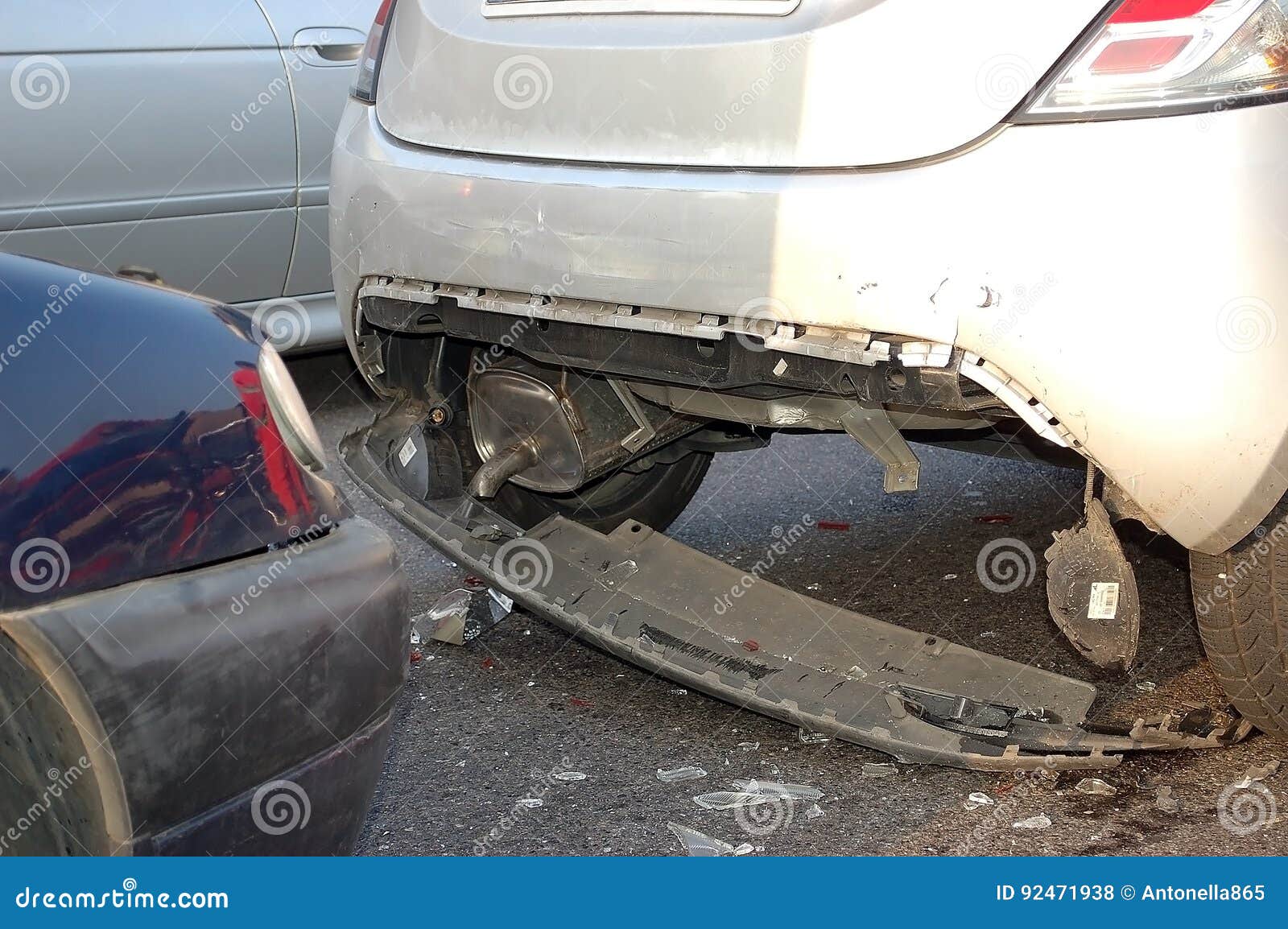 Rear-end collision stock photo. Image of drive, transport - 92471938