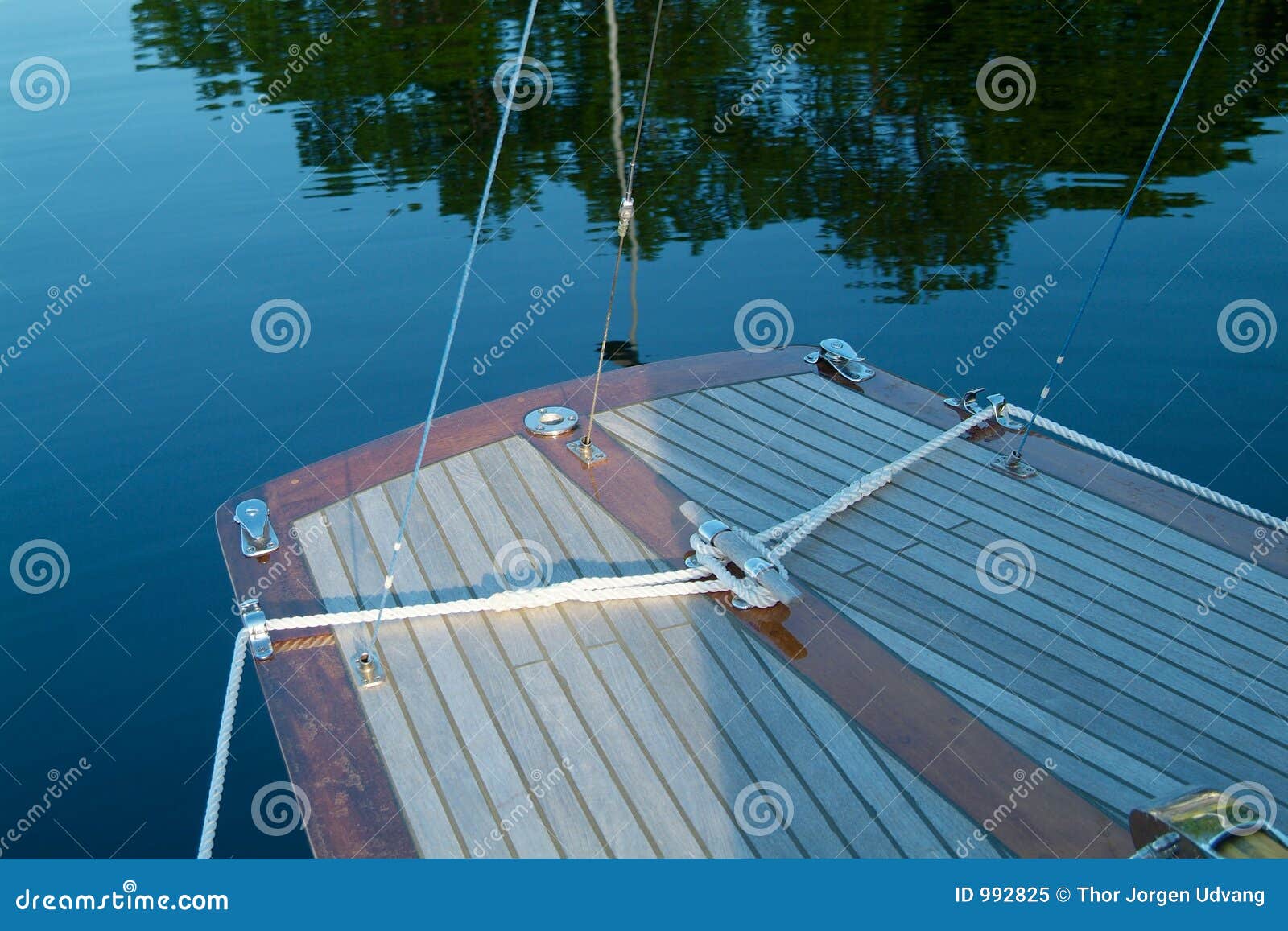 Rear End Of Sailboat Picture. Image: 992825