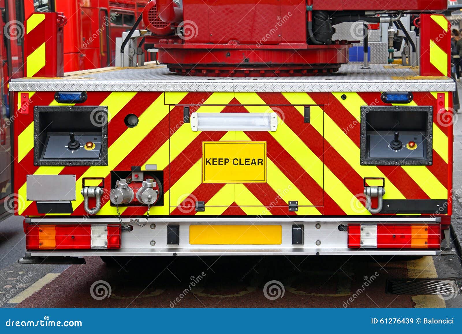 Rear Fire Engine stock image. Image of apparatus, equipment - 61276439