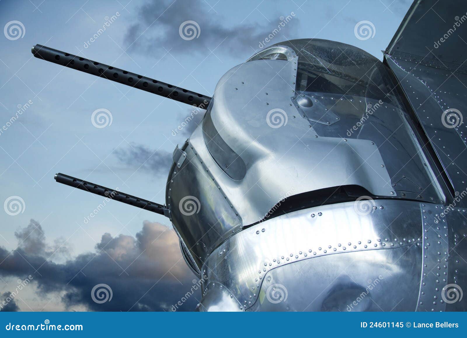Rear gunner stock image. Image of barrel, aircraft, aluminium - 24601145