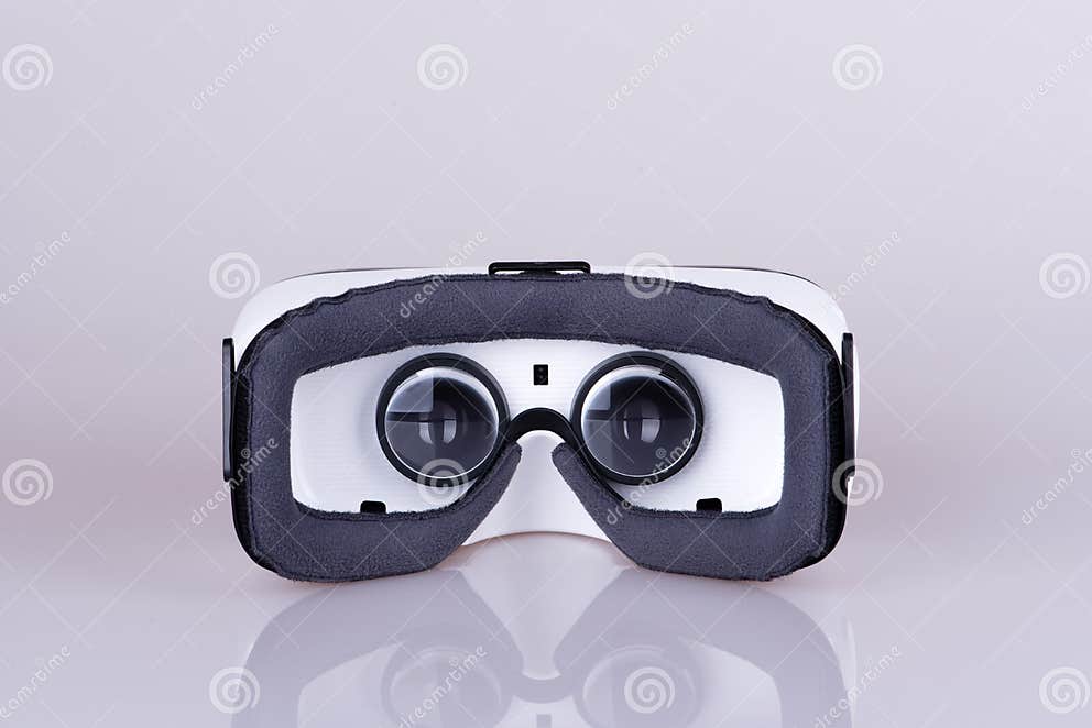 Rear Inside View of Virtual Reality Headset Stock Photo - Image of ...