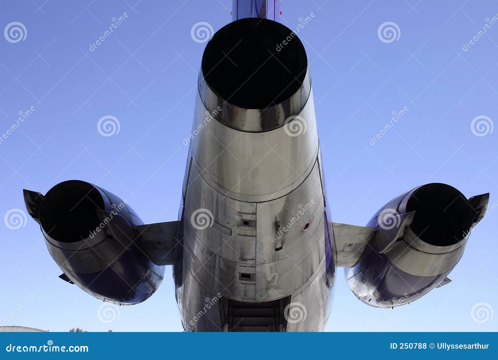 Rear Jet Engines stock photo. Image of runway, engine, energy - 250788