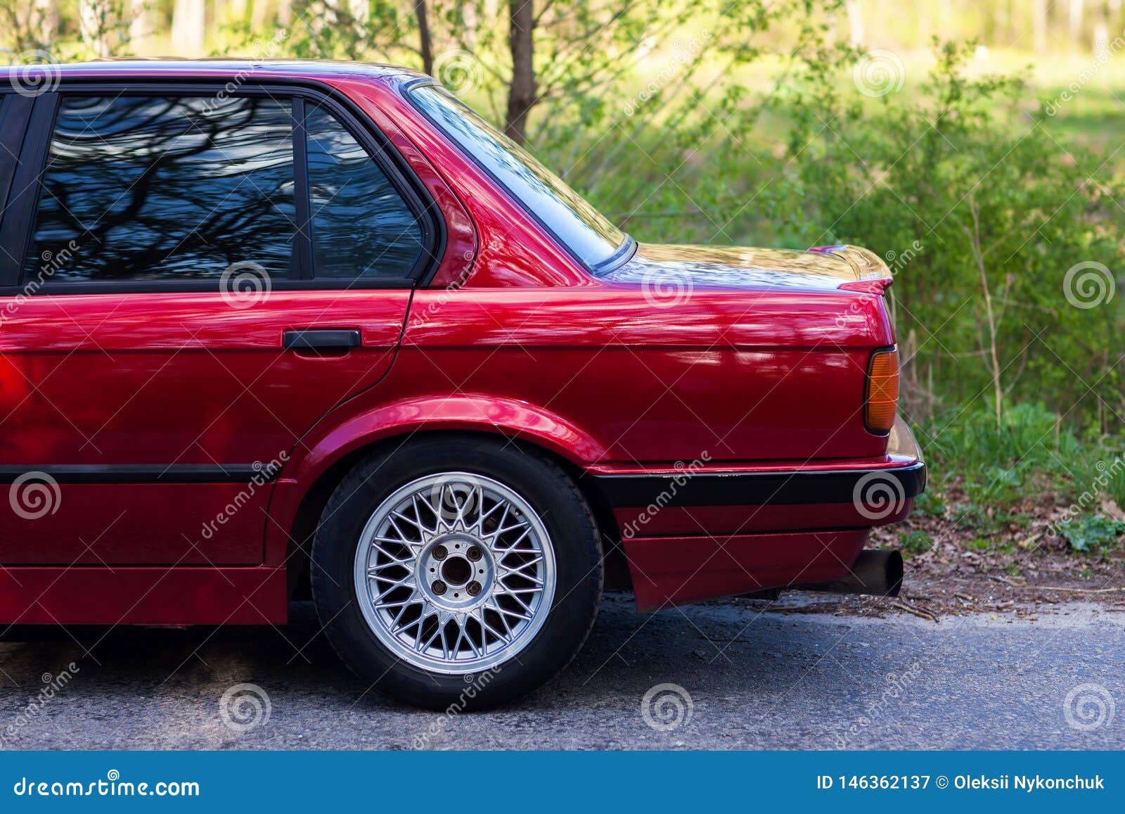 Rear Left Side of an Old German Car Stock Image - Image of drive, cars ...