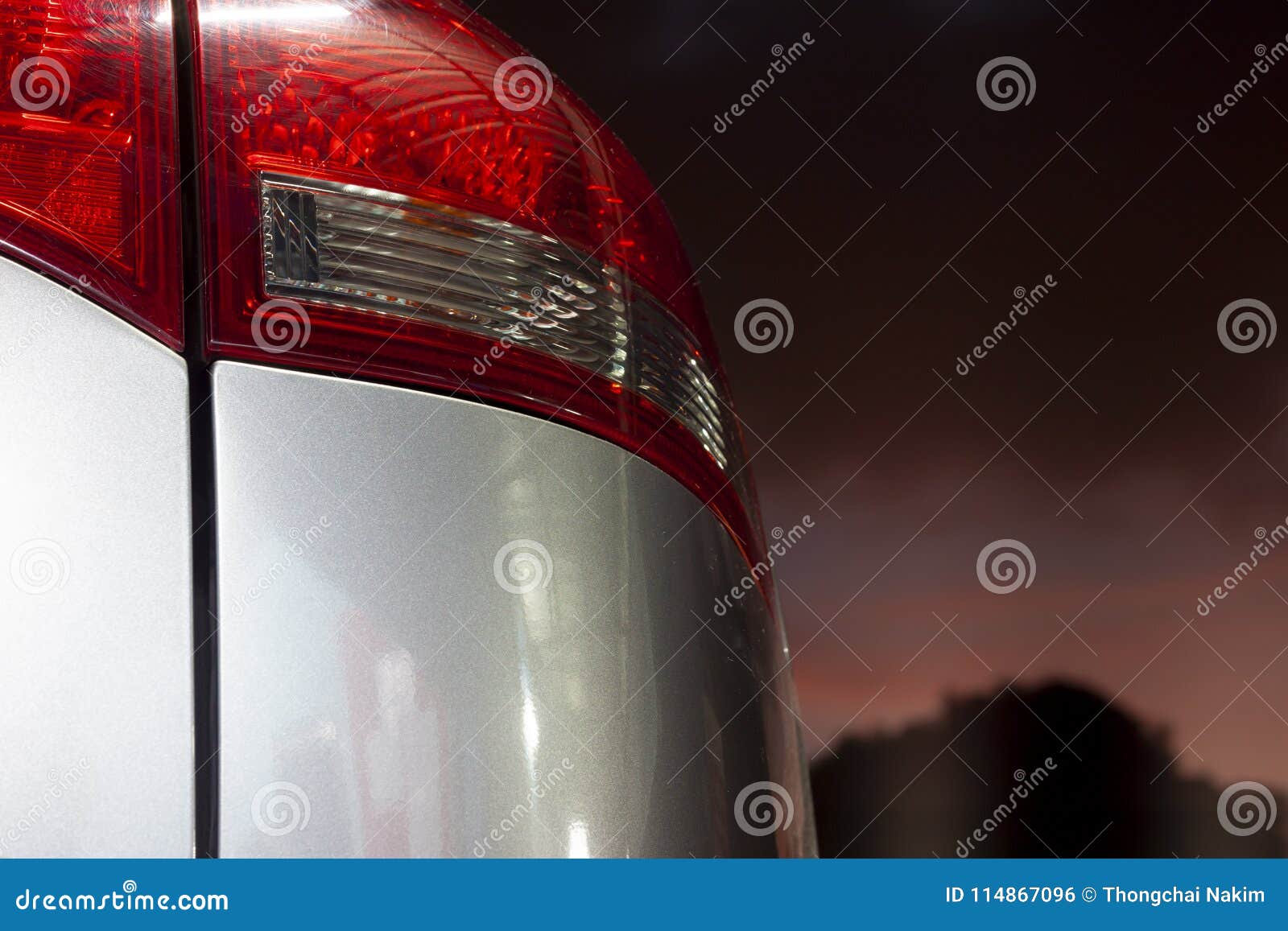 Rear light car. stock photo. Image of outdoor, electronic - 114867096