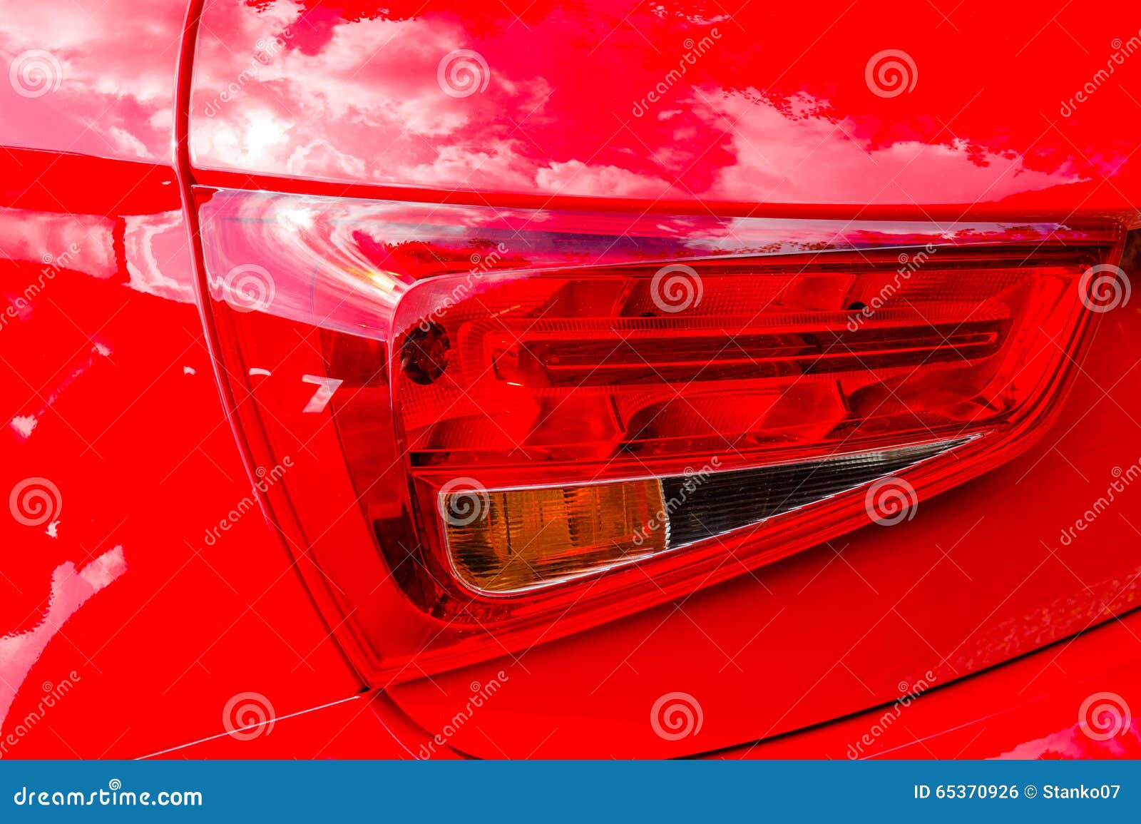 Rear light close-up stock photo. Image of body, back - 65370926