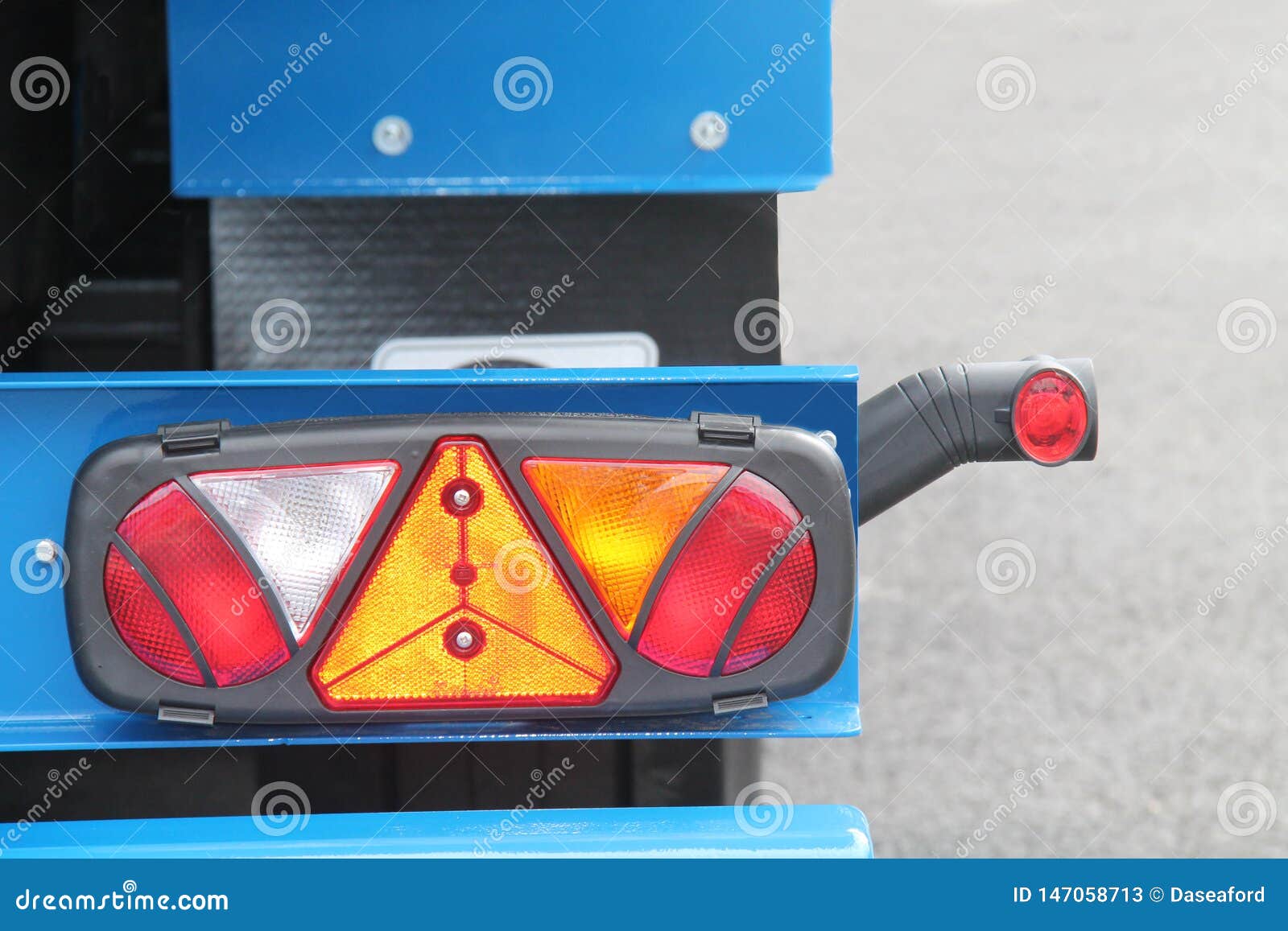 Rear Light Cluster. stock image. Image of truck, haul - 147058713